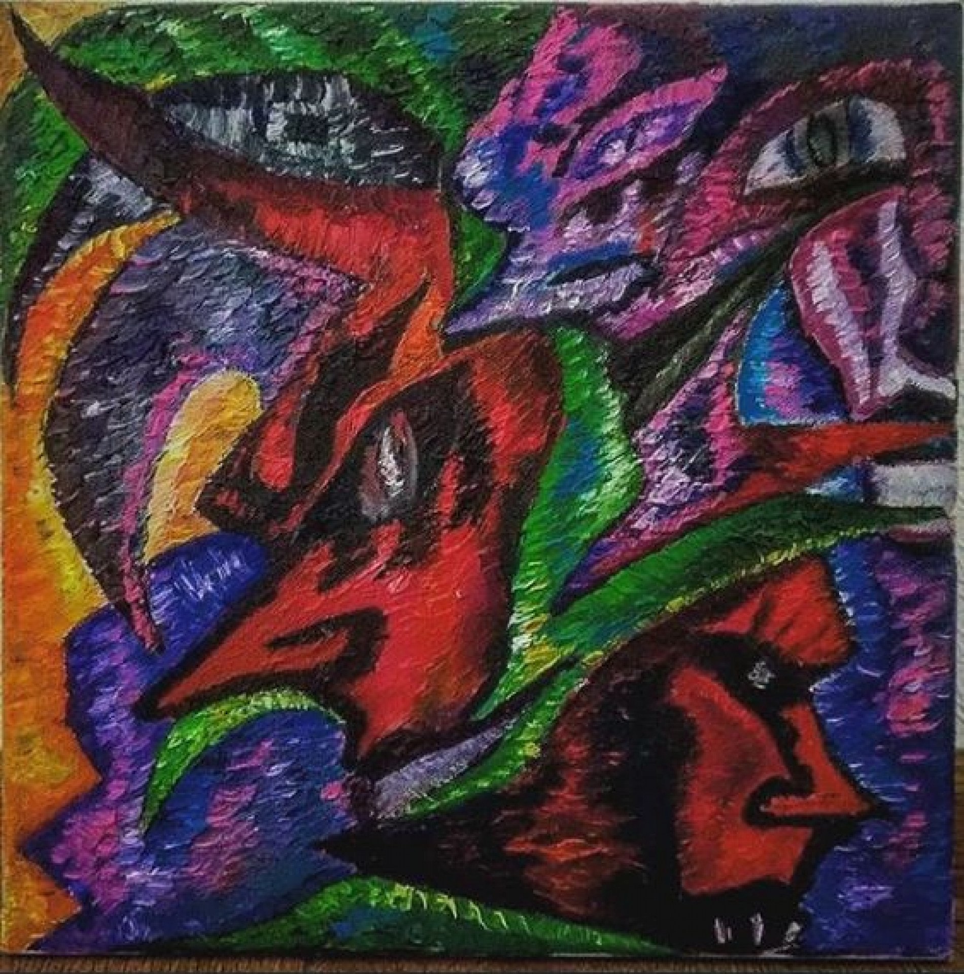 Devil The Liar Painting by Nick Horpeniuk - Jose Art Gallery