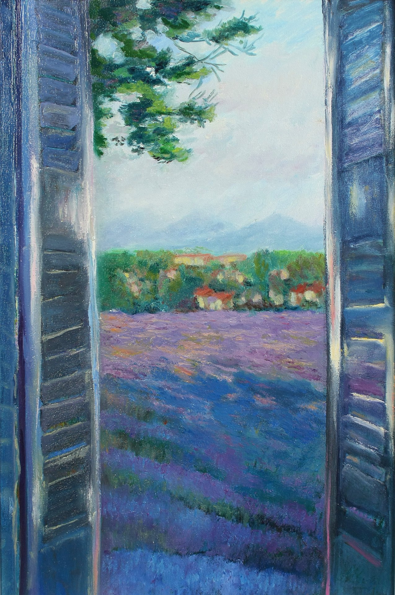 Window to happiness Painting by Olena Noskova