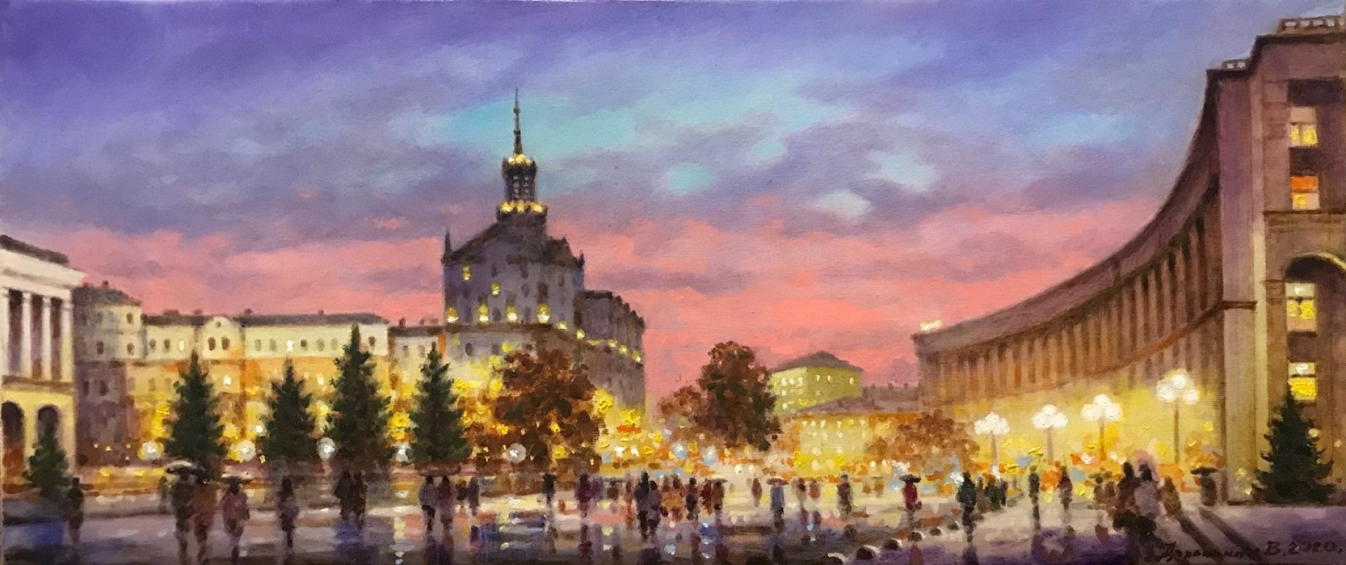 Kiev Painting by Vladislav Doronkin - Jose Art Gallery