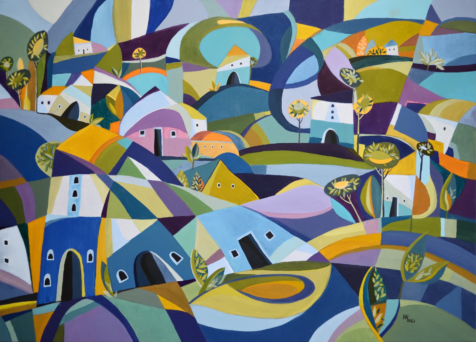 Another World Painting by Aniko Hencz - Jose Art Gallery