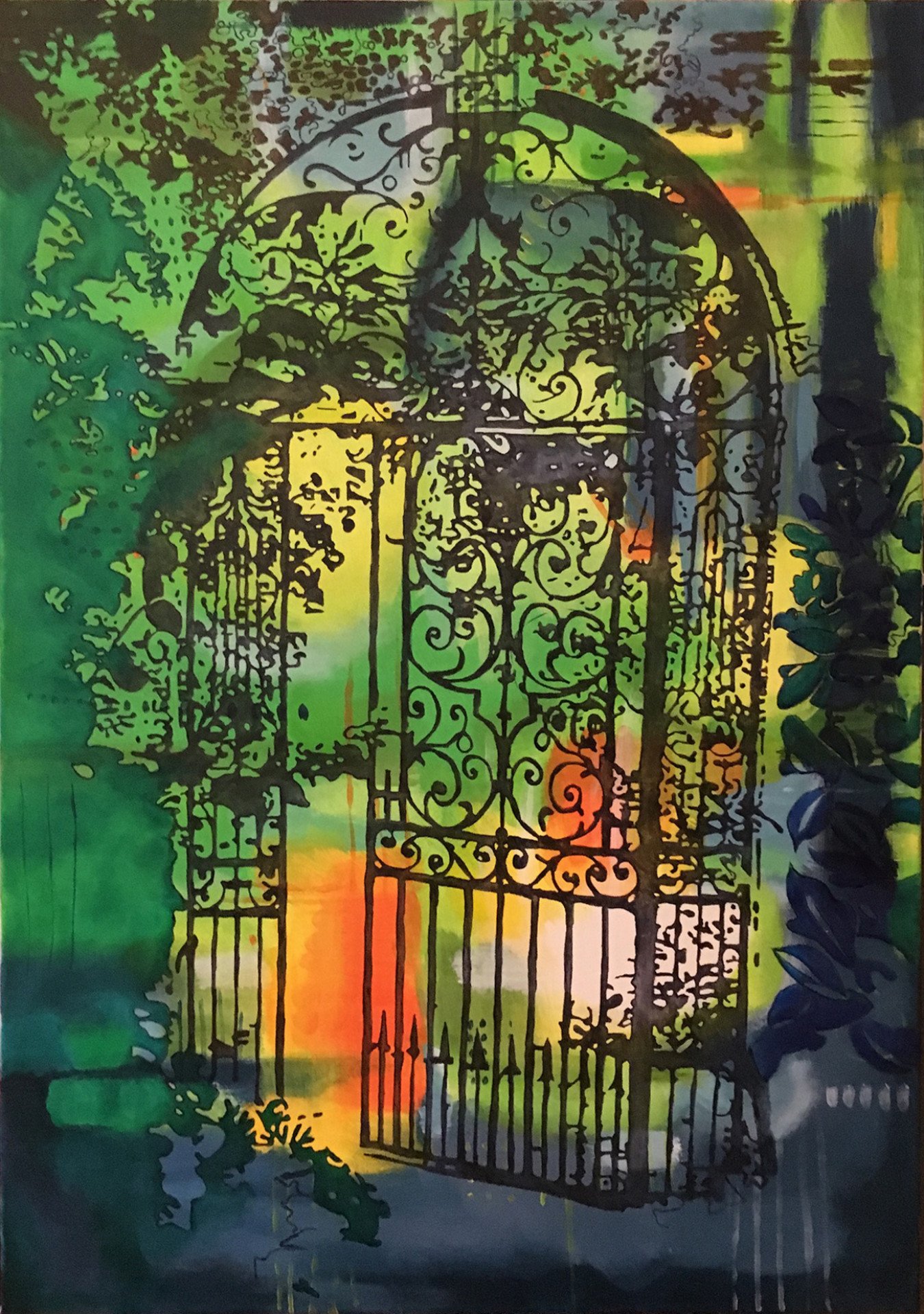 Between Painting by Joanna Szumska - Jose Art Gallery