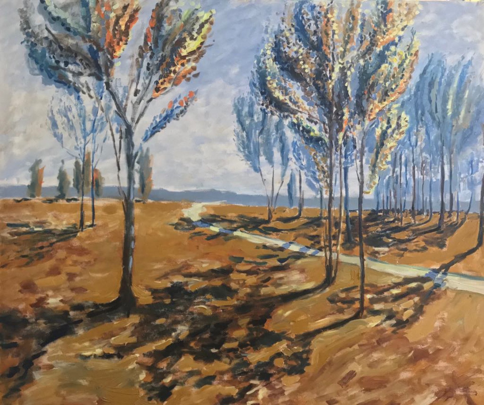 Praying Trees Painting by aleksandre vashakmadze