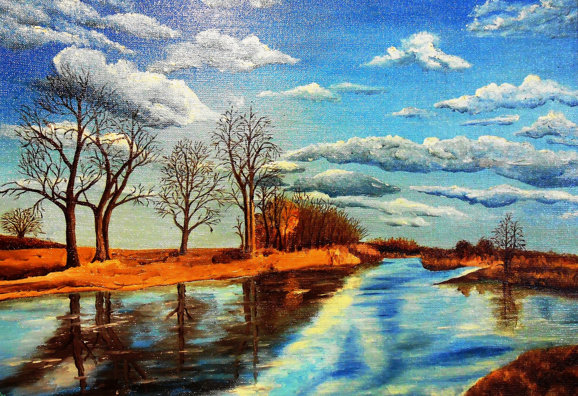 The beginning of spring Painting by Nikolai Zhupikov