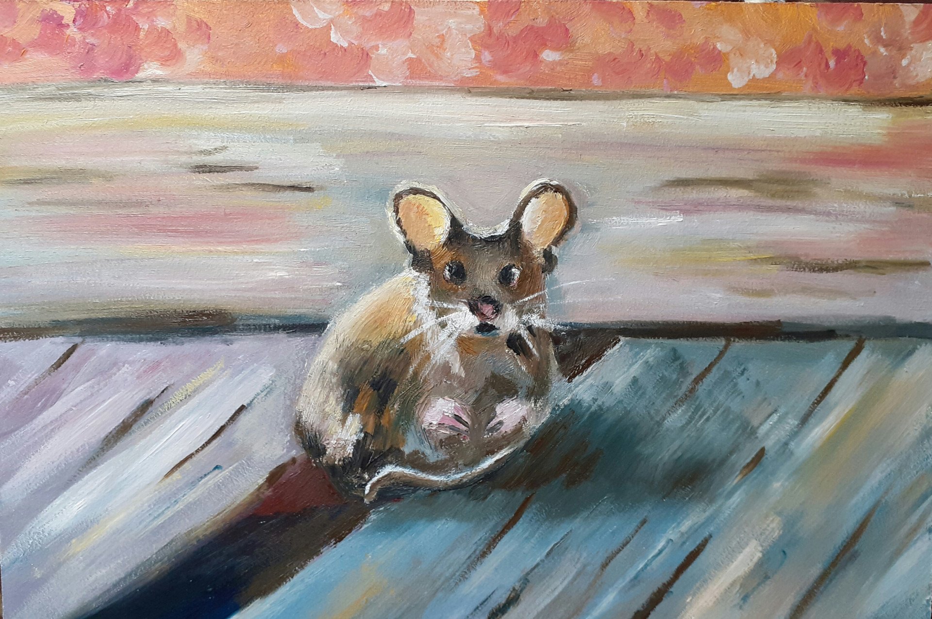 Mouse Painting by Daria Kornienko - Jose Art Gallery