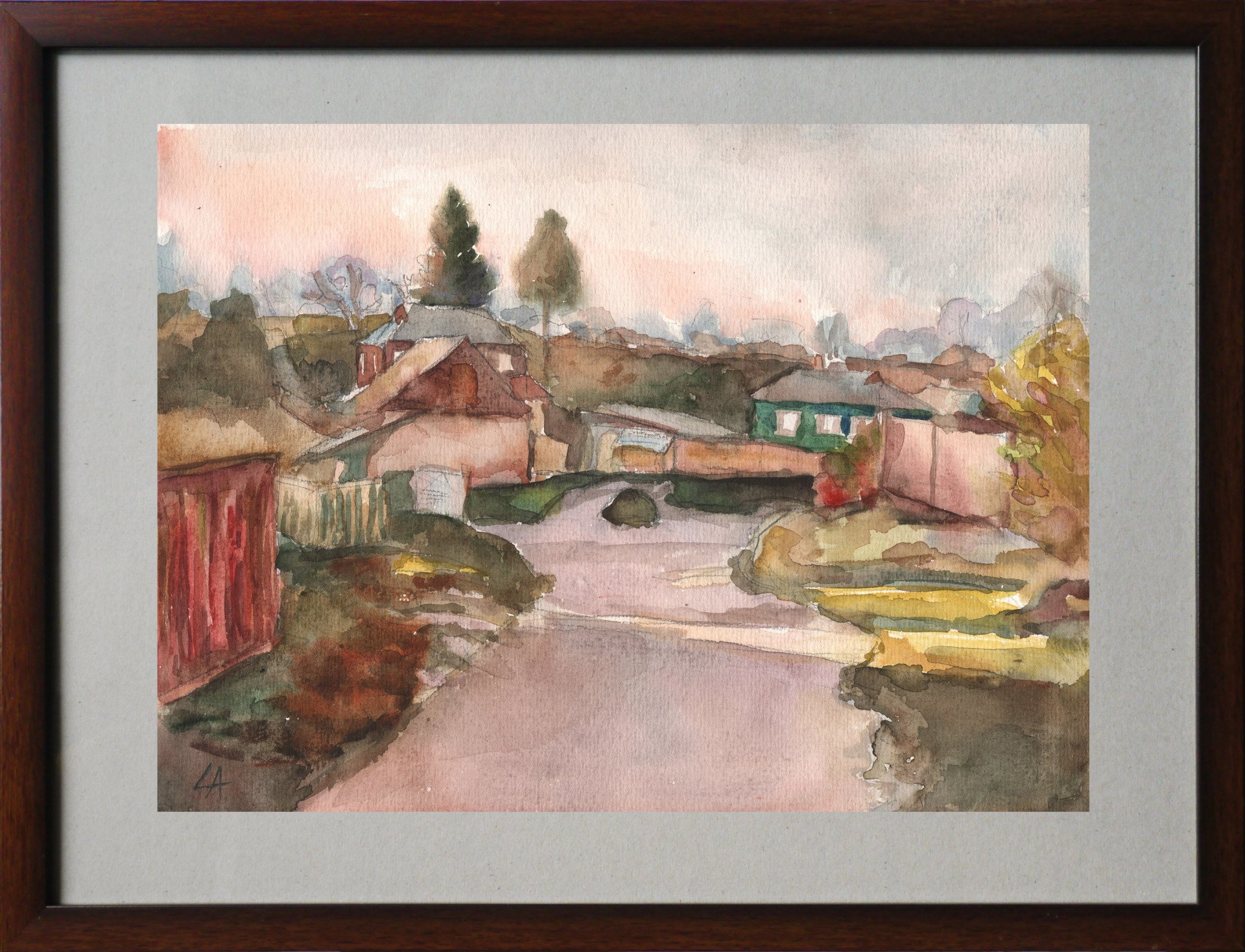 Evening sun Painting by Elena Lykhodid - Jose Art Gallery