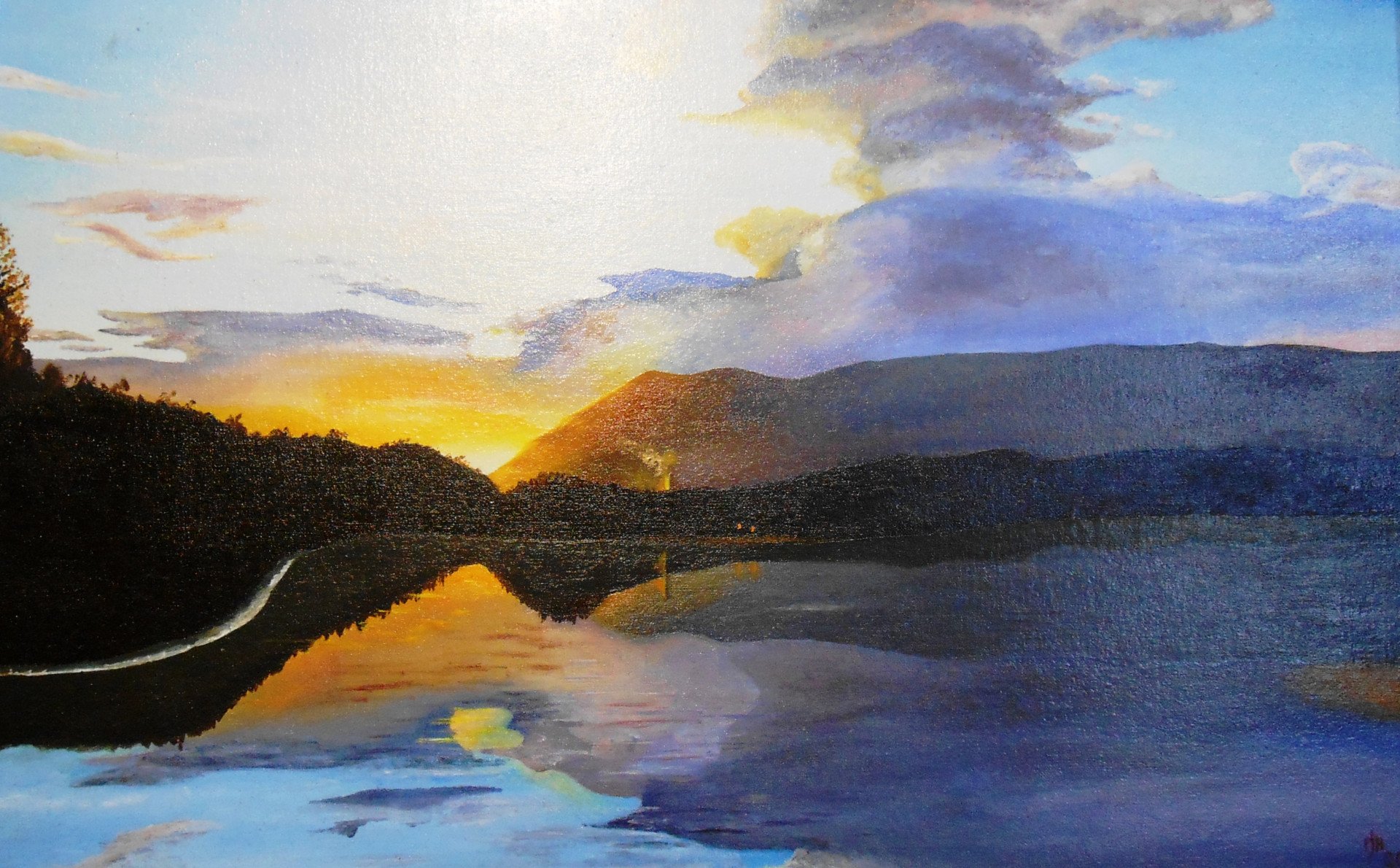 Early dawn Painting by Nikolai Zhupikov - Jose Art Gallery