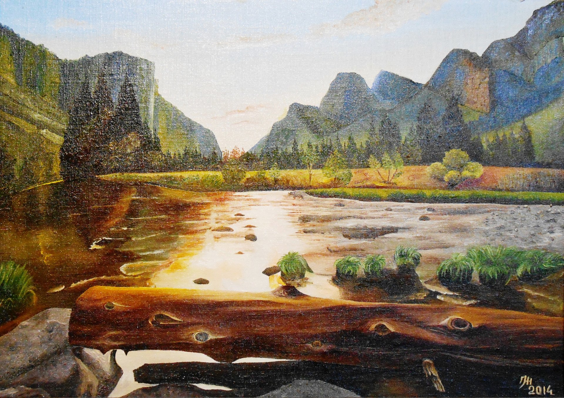 After the flood Painting by Nikolai Zhupikov