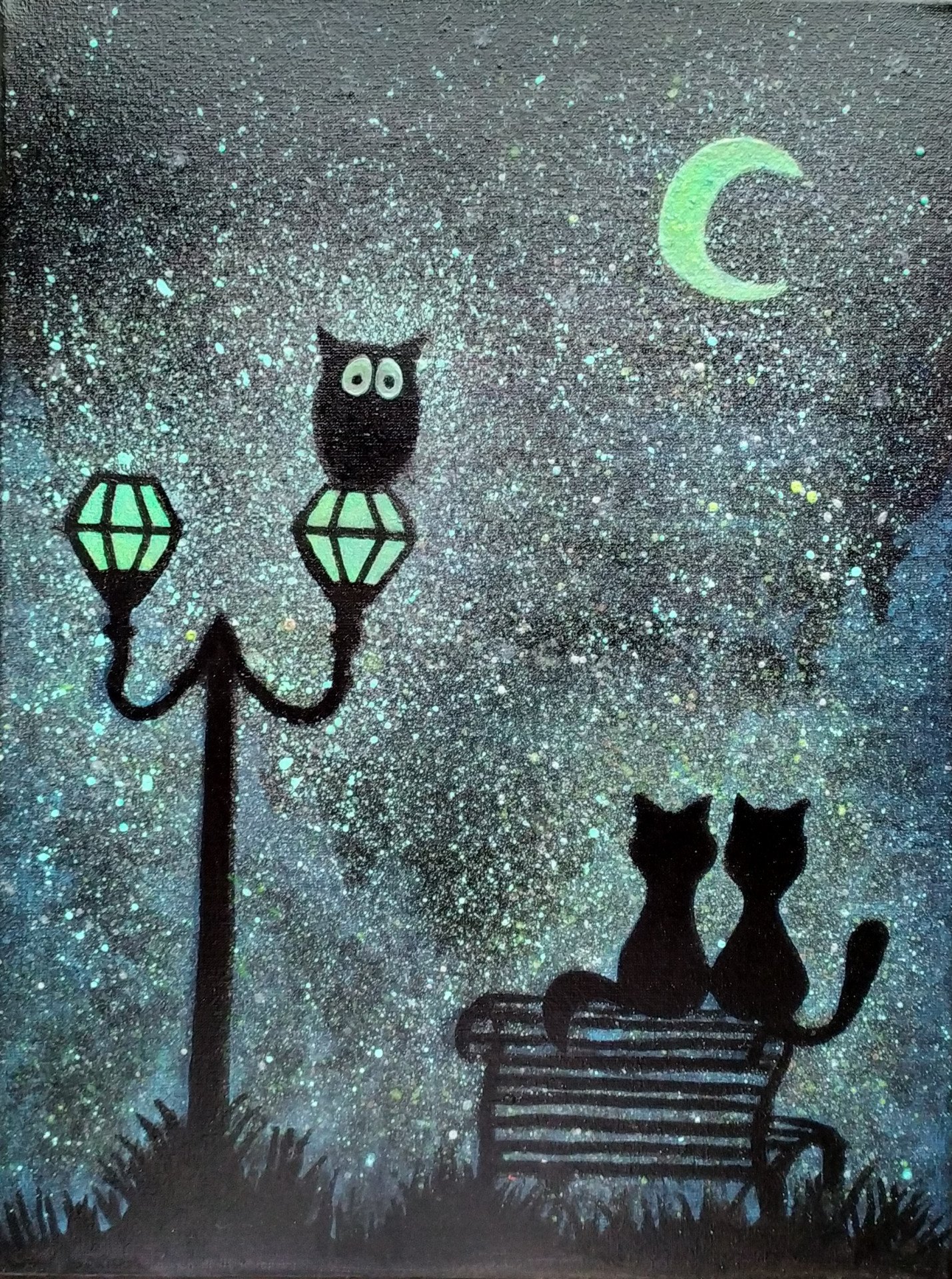 Night Painting by Alex Havrylenko - Jose Art Gallery