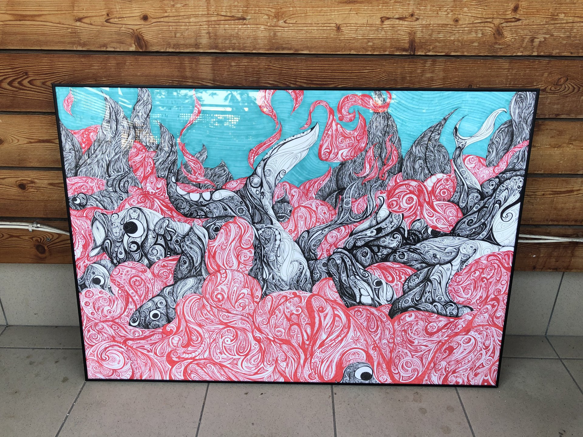 Spawning Drawing - Yuliia Dzhumaieva - Jose Art Gallery