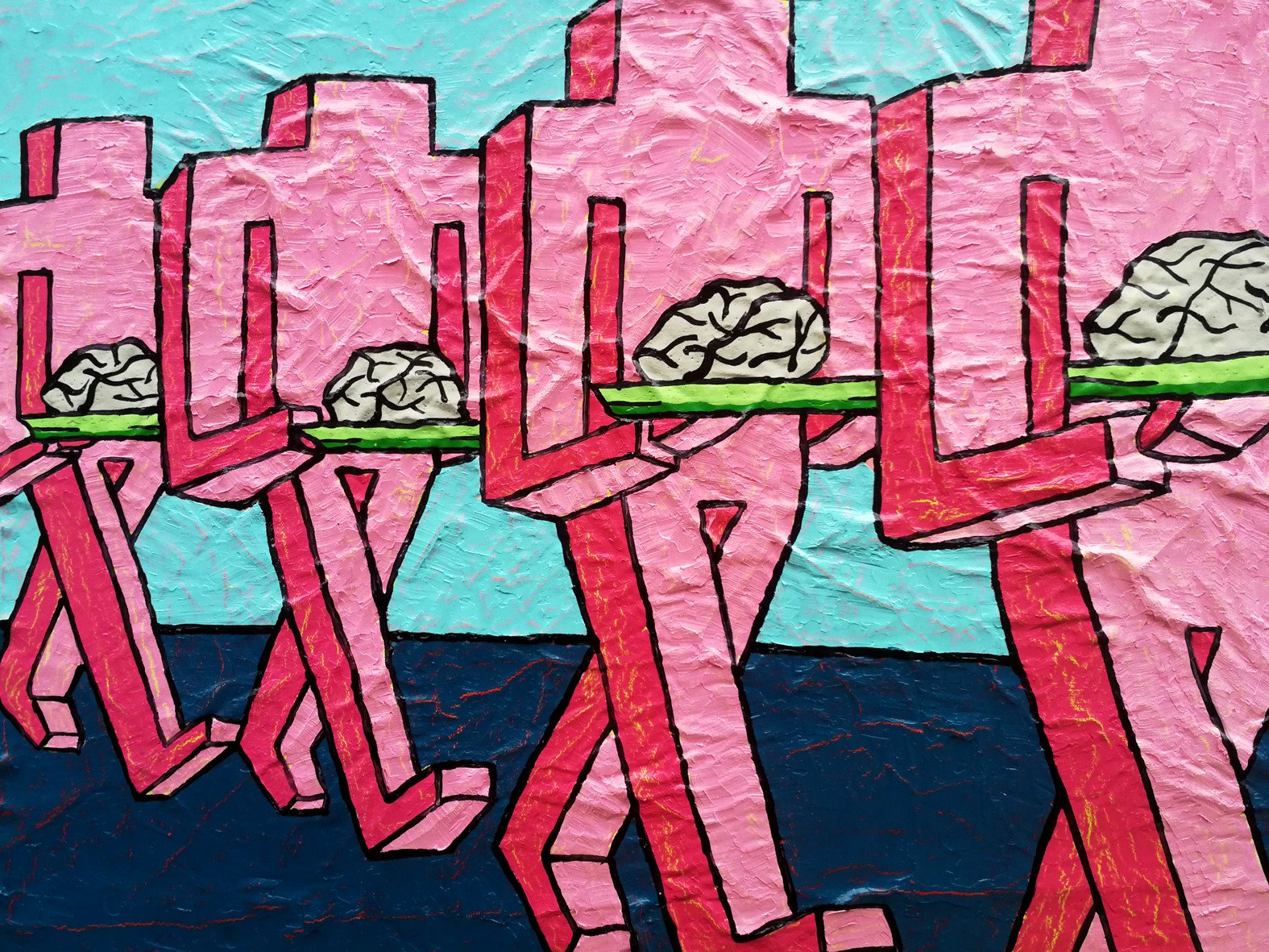 The Rise Of Gray Matter Painting by Vlado Vesselinov