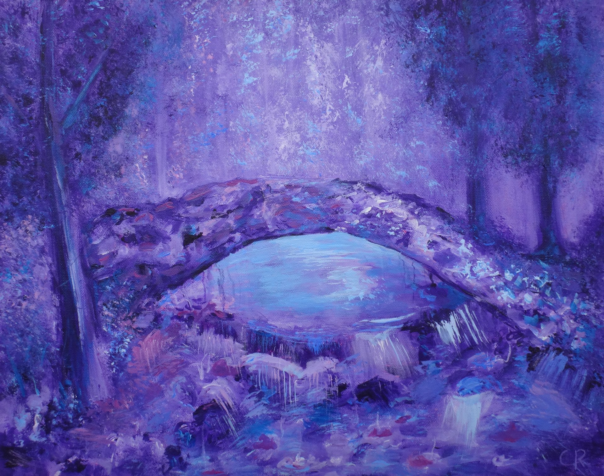 The Bridge Painting by Chris Rutledge - Jose Art Gallery