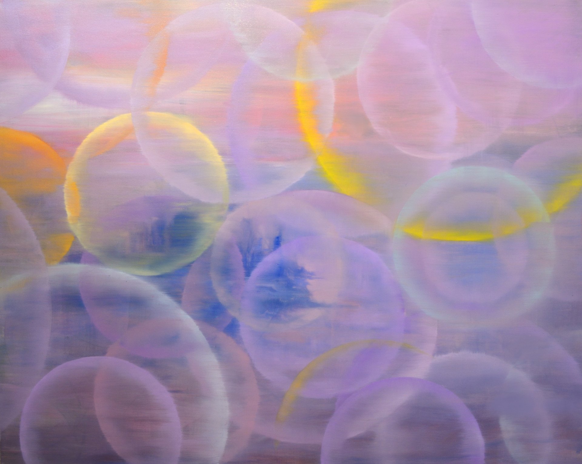 Secret Light Spot No.11 Painting by gaofeng qiu