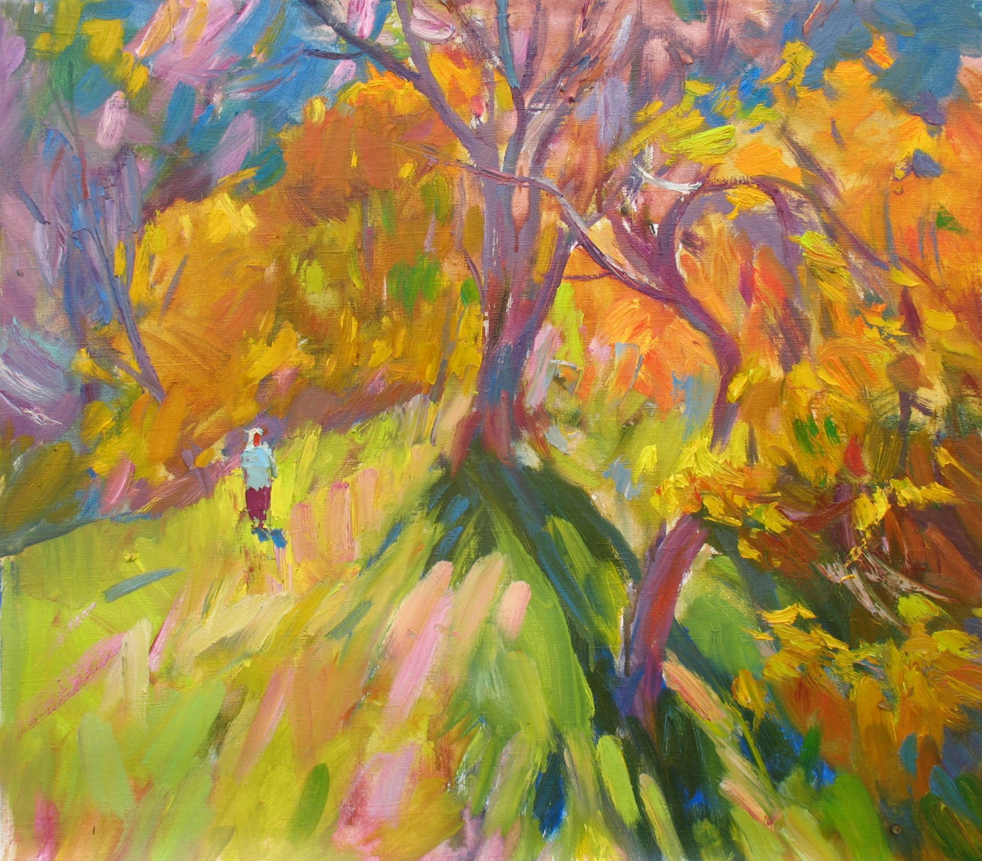 Autumn dance Painting by Alexey Dmitriev - Jose Art Gallery