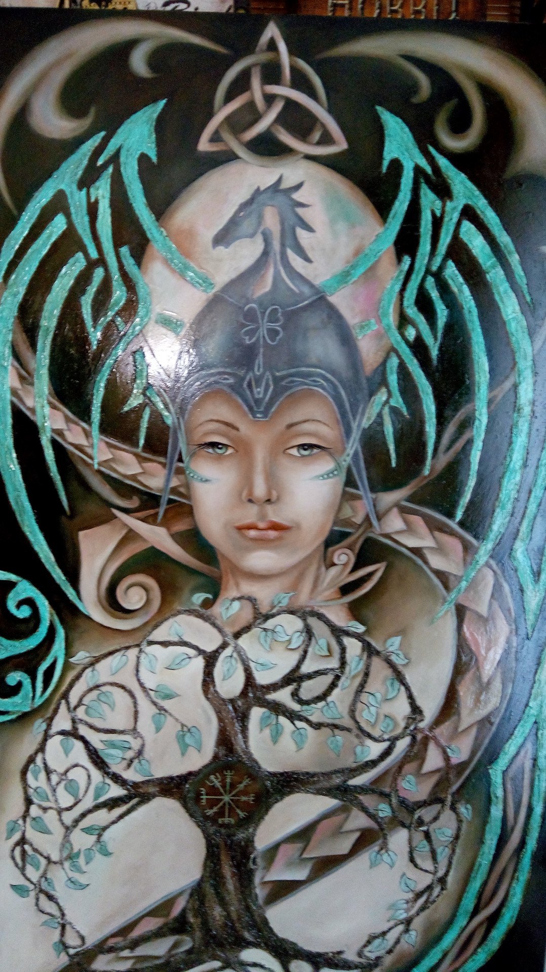 Valkyrie Painting by Alina Shevchenko - Jose Art Gallery