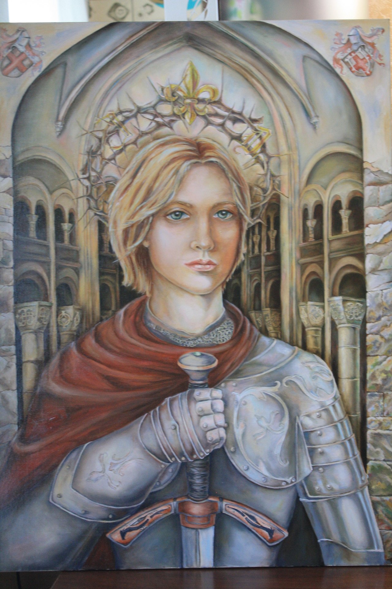 Jeane d'Ark Painting by Alina Shevchenko - Jose Art Gallery