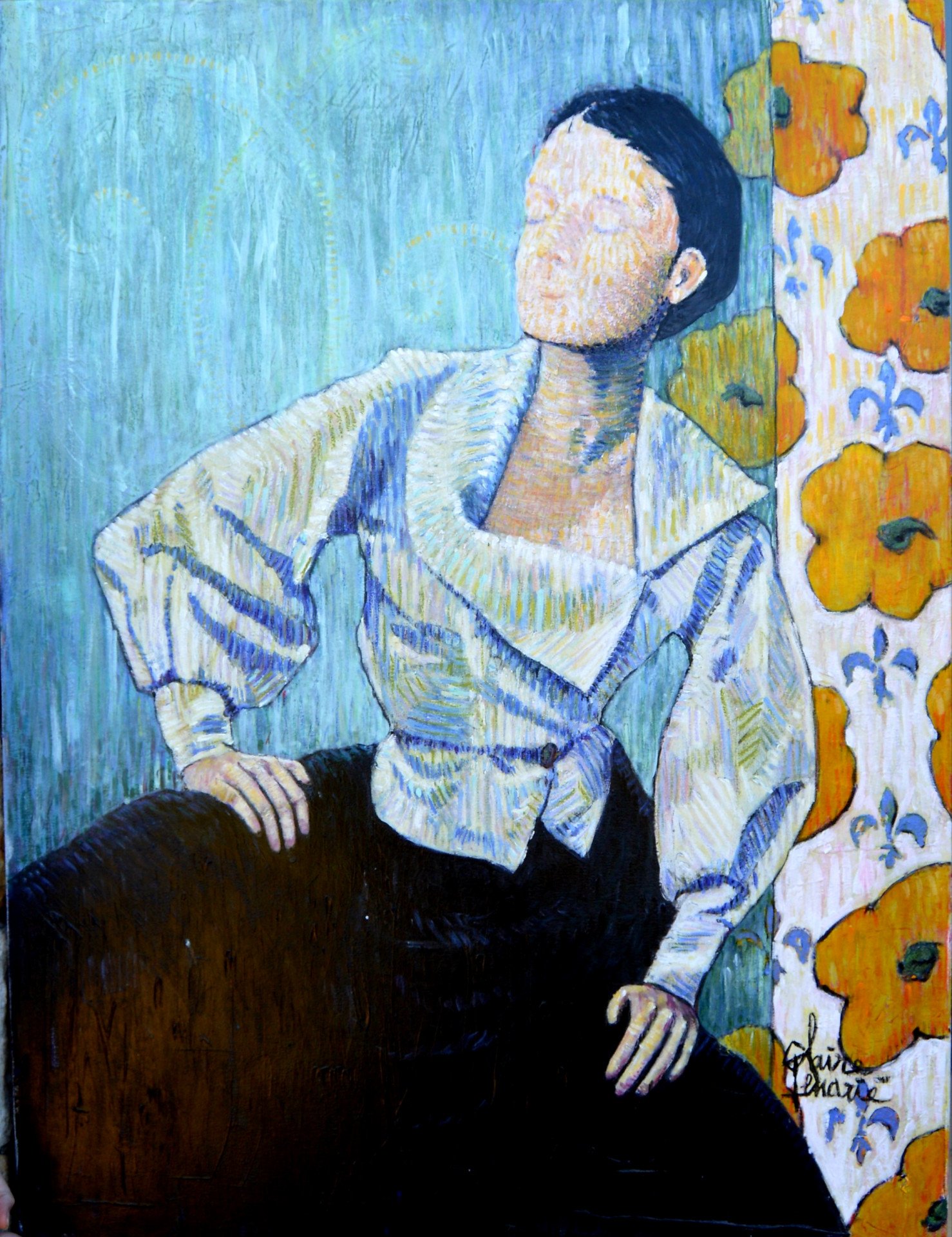 Farouche Painting by Claire Denarie- Soffietti