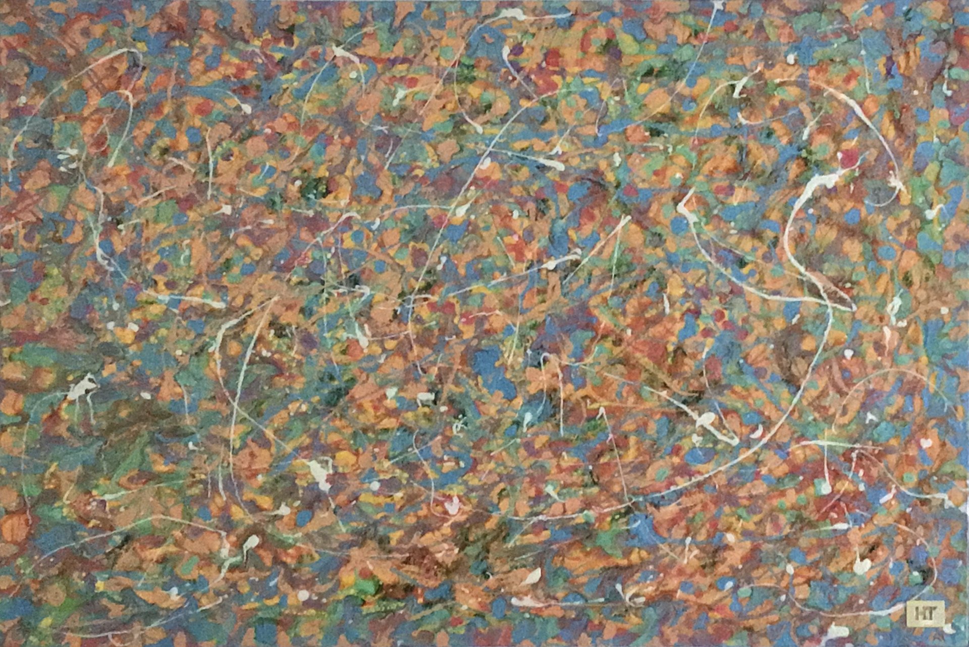 Deviated Spectrum Painting by H kT - Jose Art Gallery