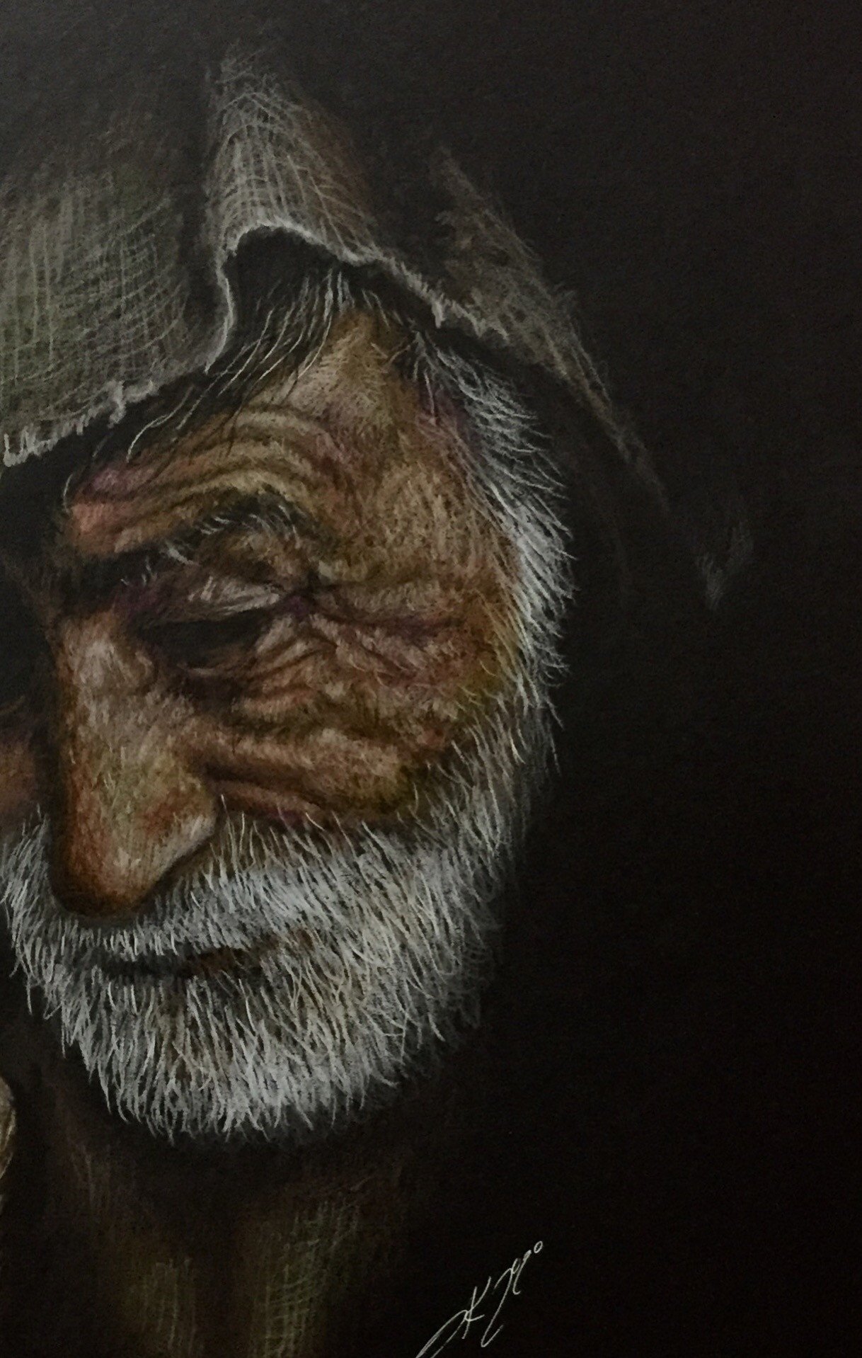 Charon Drawing - Evgen Karpenko - Jose Art Gallery