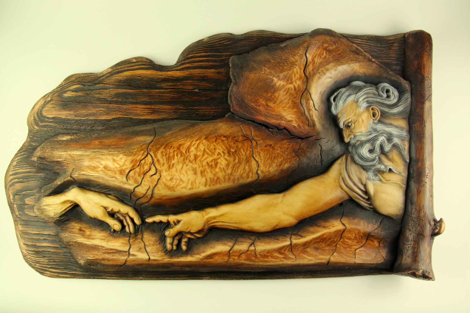 The creation of Adam Sculpture - Valentyna Bobrova