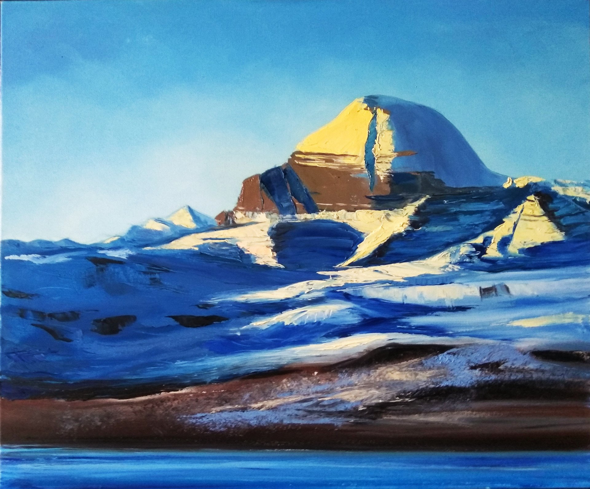 Kailash Painting by Valeria Radzievska - Jose Art Gallery