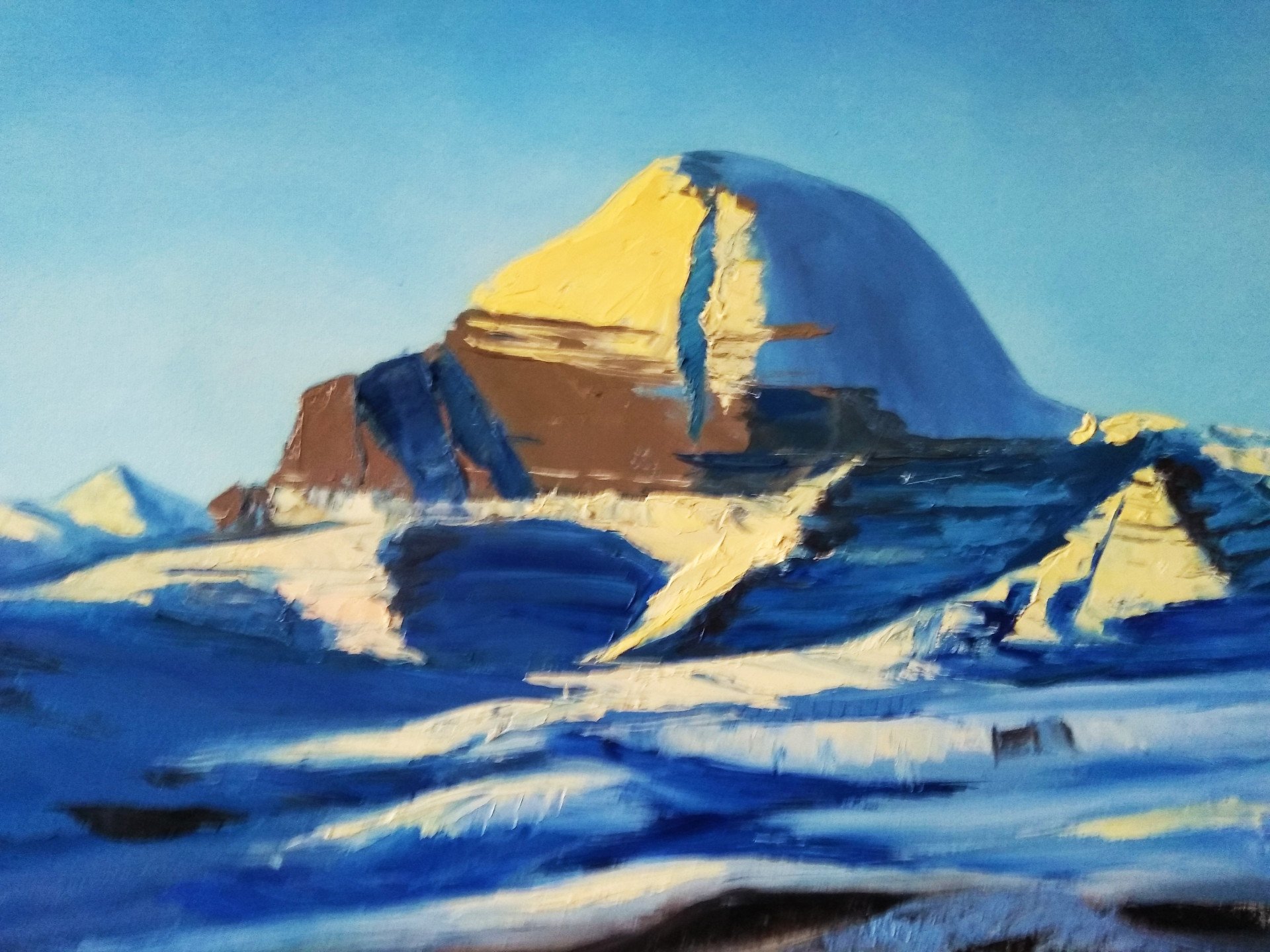 Kailash Painting by Valeria Radzievska - Jose Art Gallery