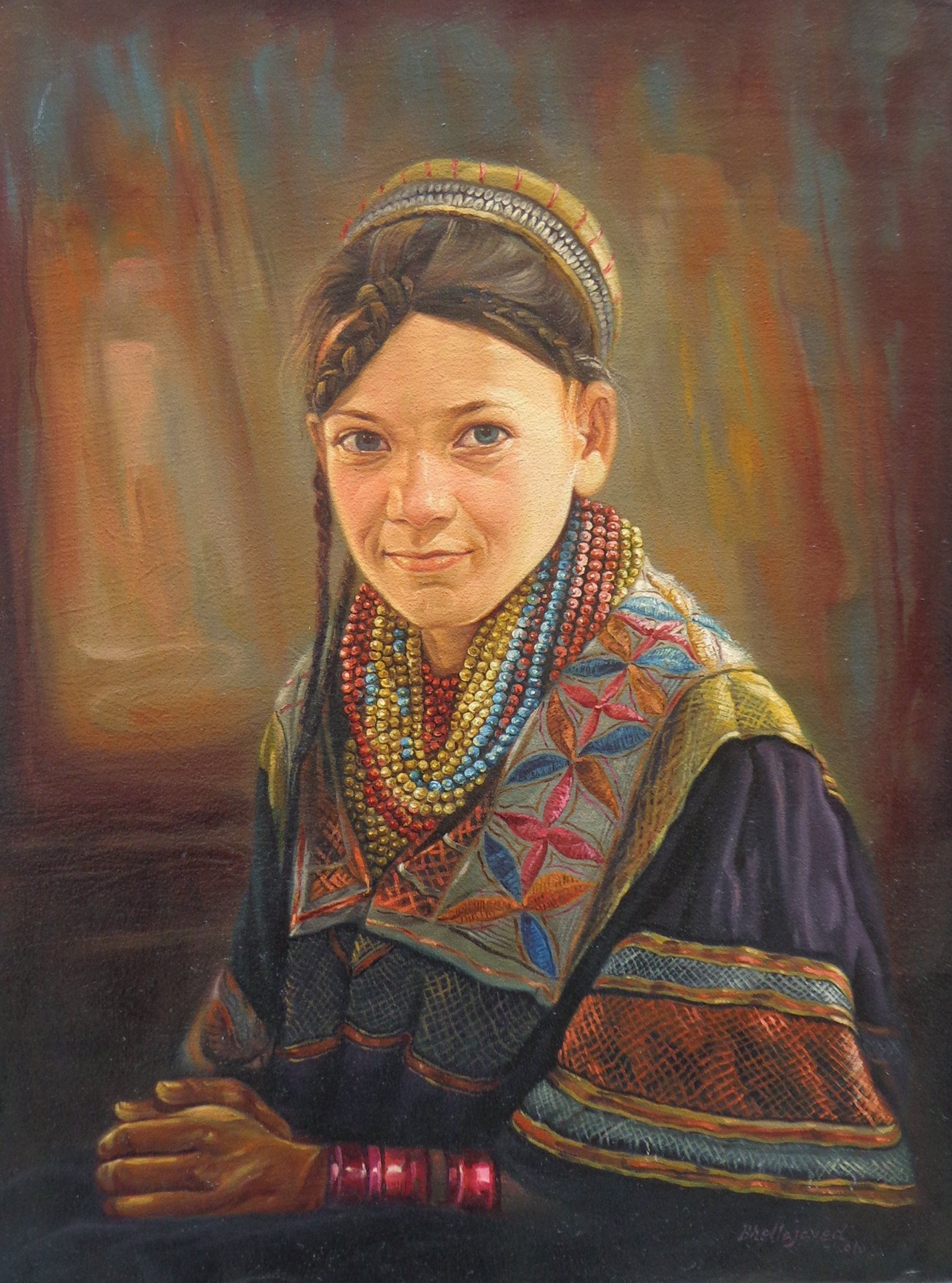 Картина «Beauty of Kalash Valley Girl», Болла Джавед