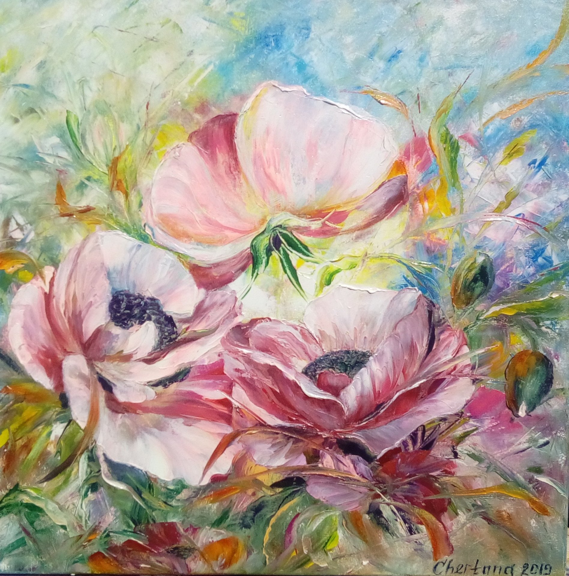 Flower magic (maki) Painting by Tatiana Chornenka