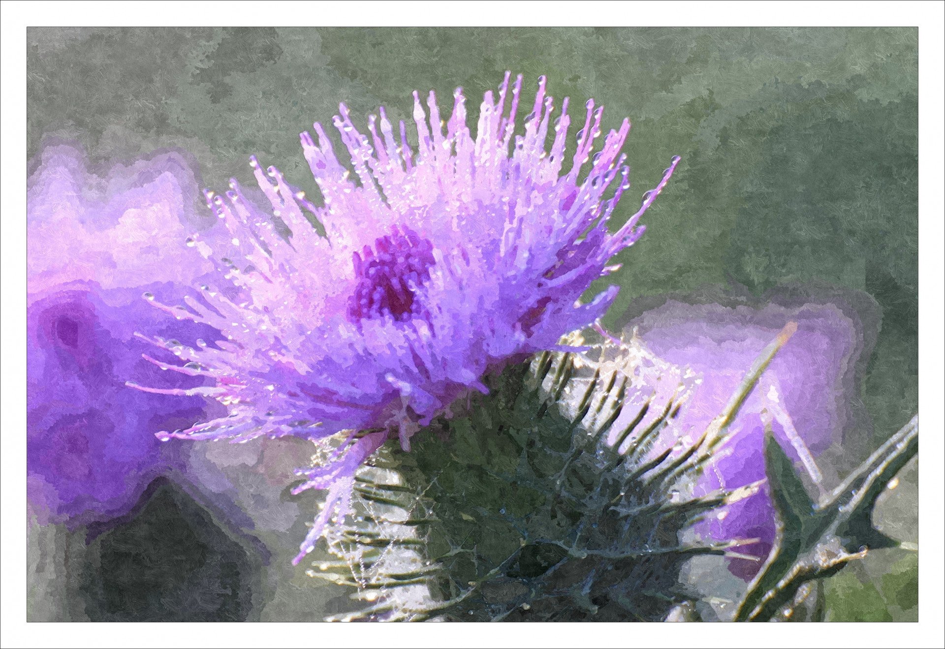 THISTLE DEW Painting by DAVID LACEY - Jose Art Gallery