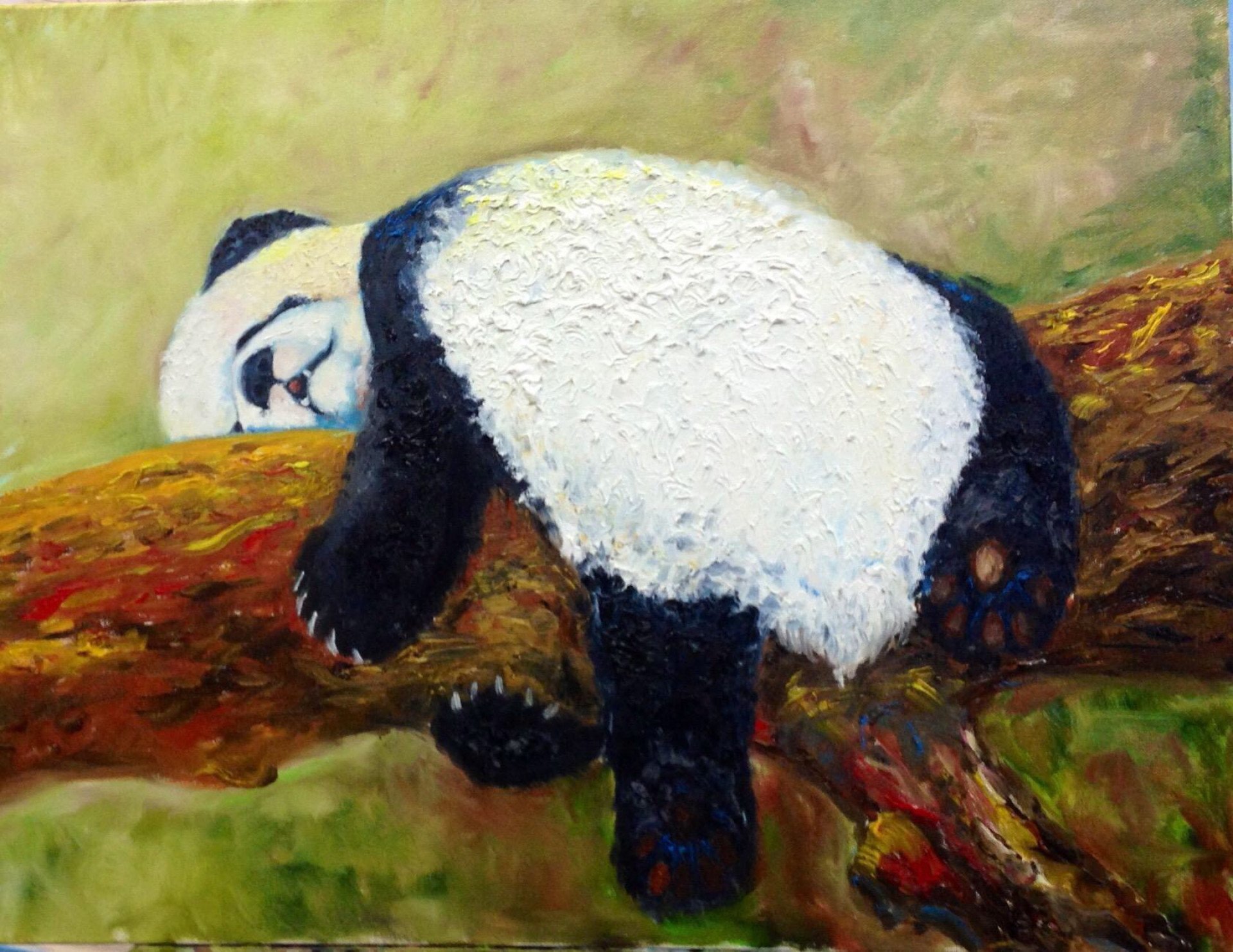 Panda Painting by Agata Ber - Jose Art Gallery