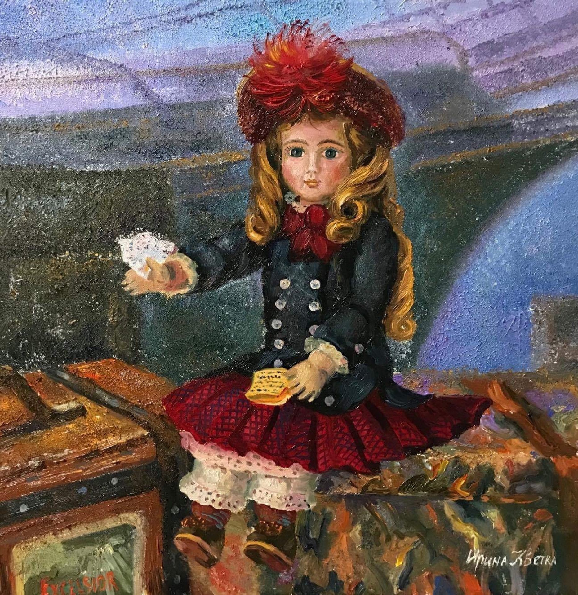 Doll Painting by Irina Kvetka - Jose Art Gallery