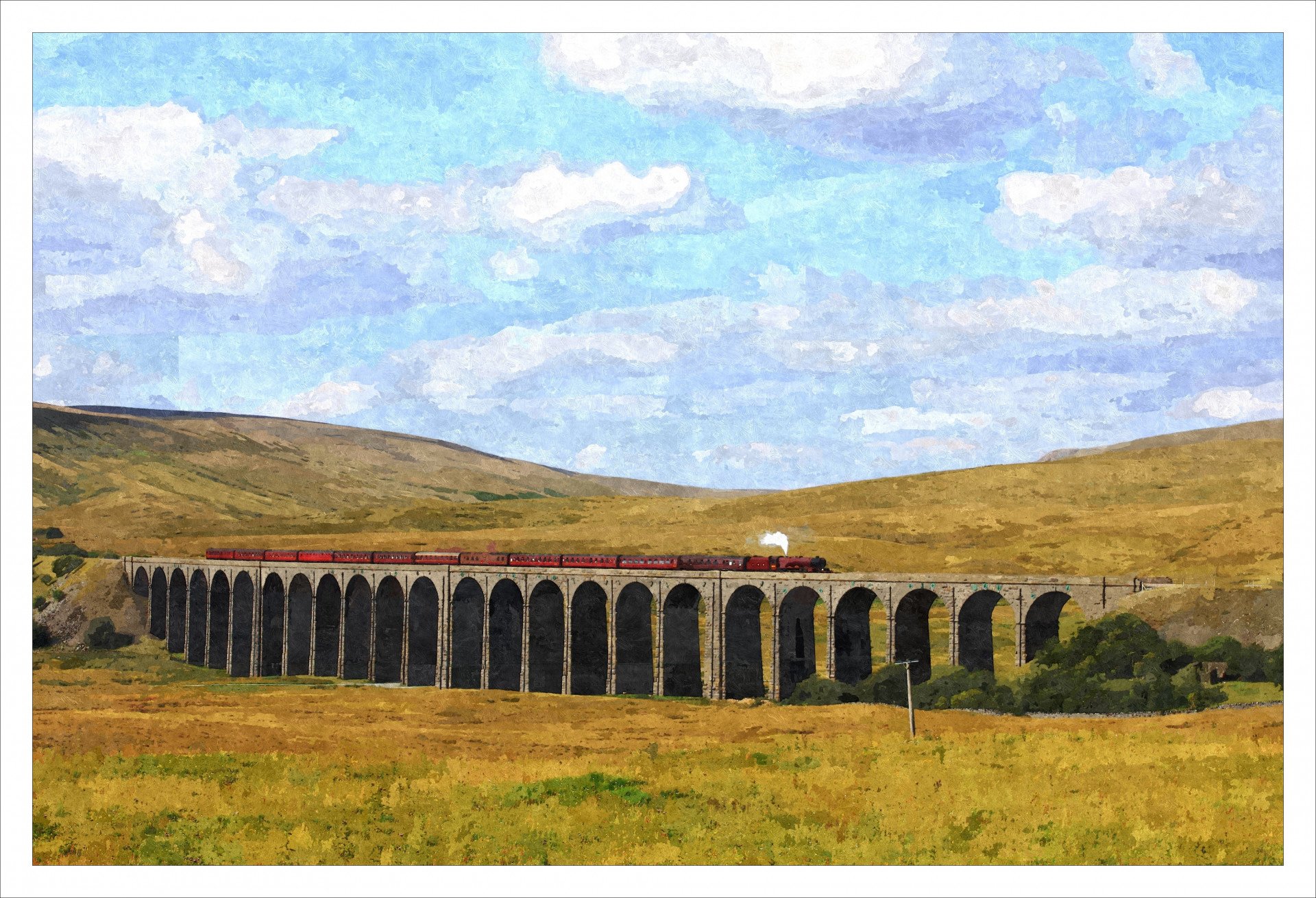 Train Bridge Photography - DAVID LACEY - Jose Art Gallery