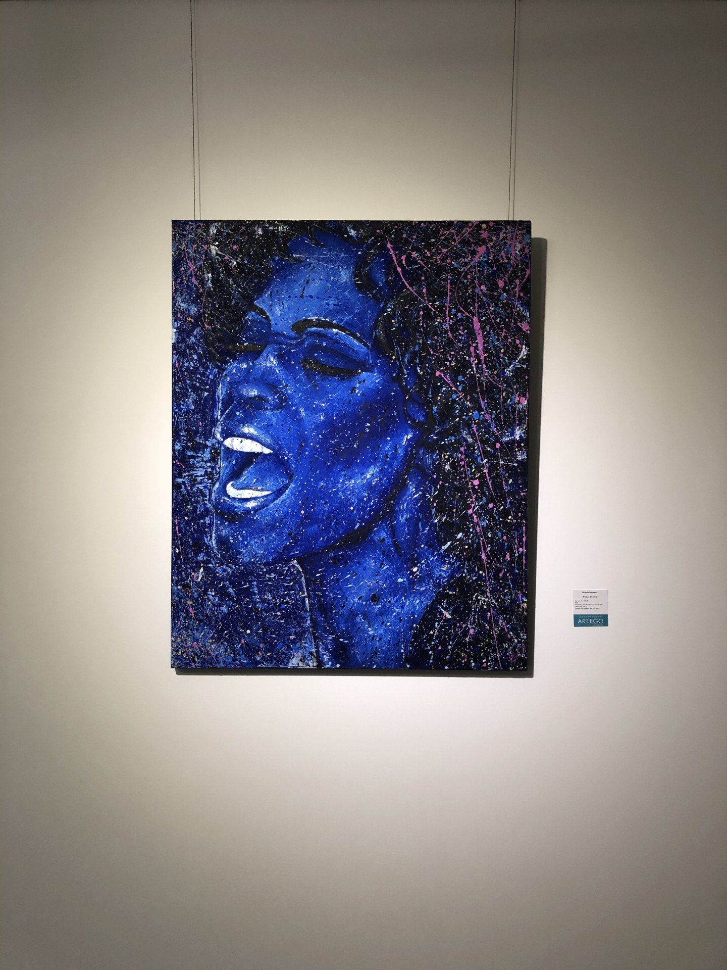 Painting "Whitney Houston" | Artist Veronika Yevseieva | Jose Art Gallery