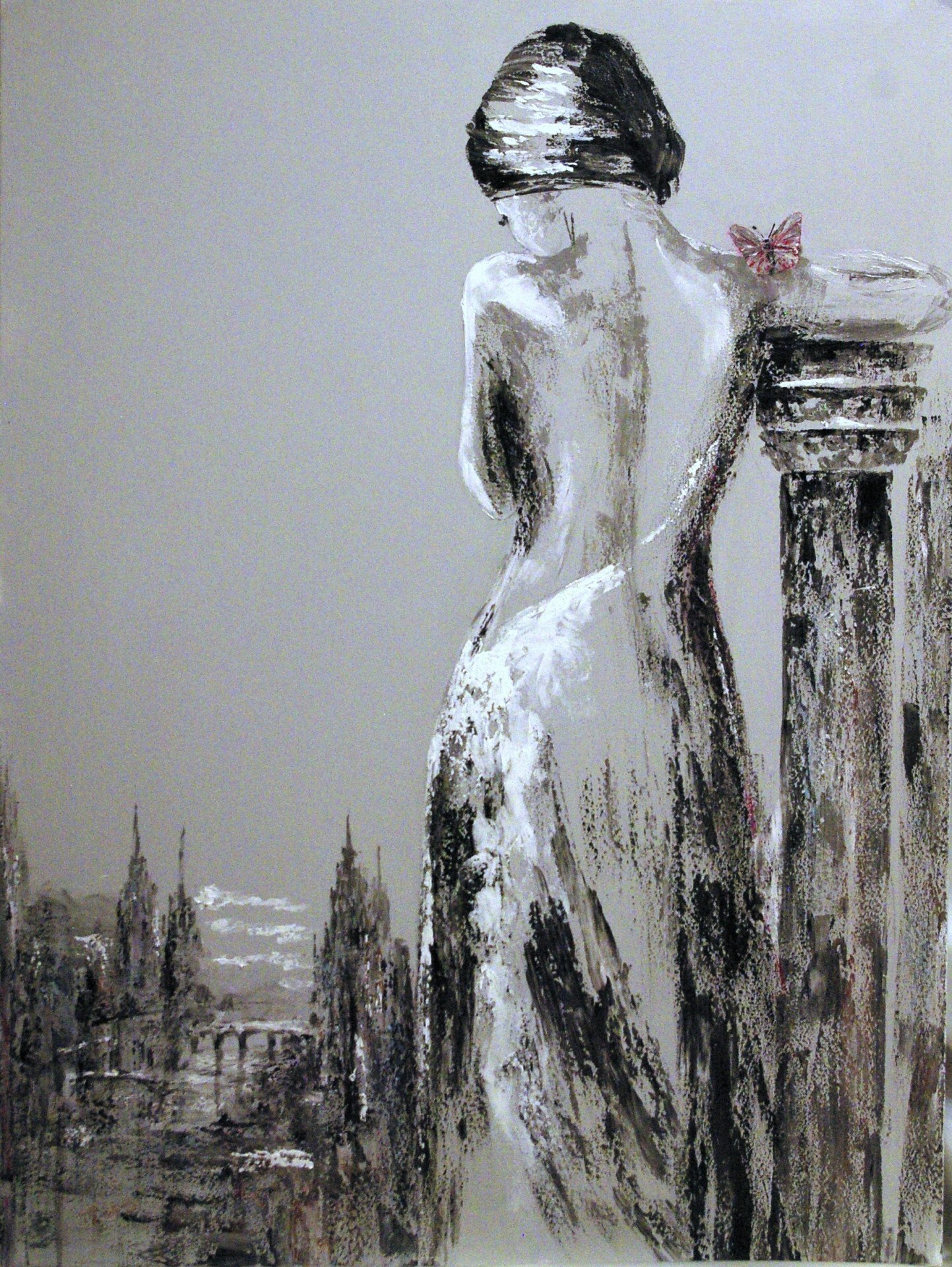 Future in the Past Painting by Nataliya Bagatskaya