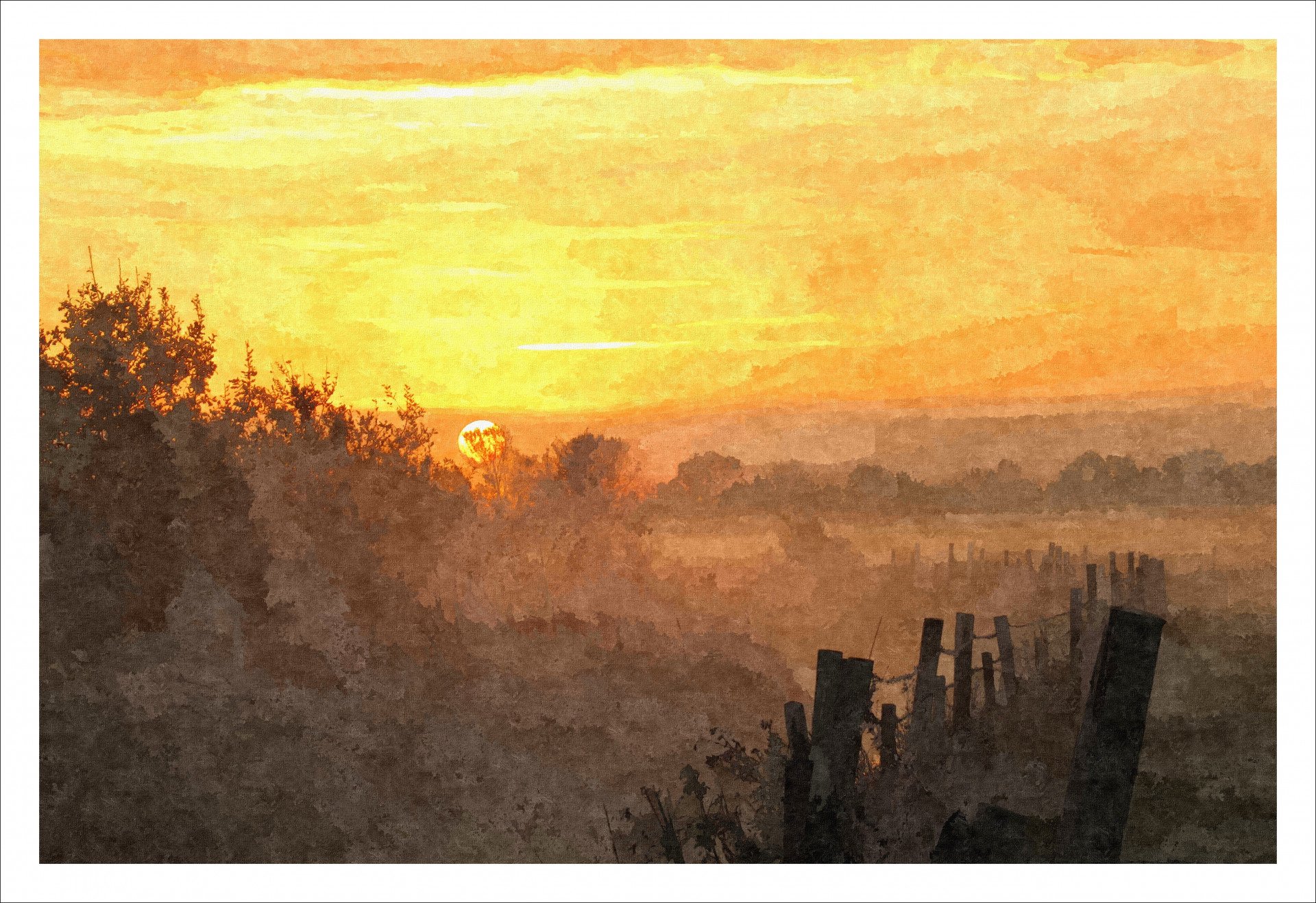 Misty Sunrise Photography - DAVID LACEY - Jose Art Gallery