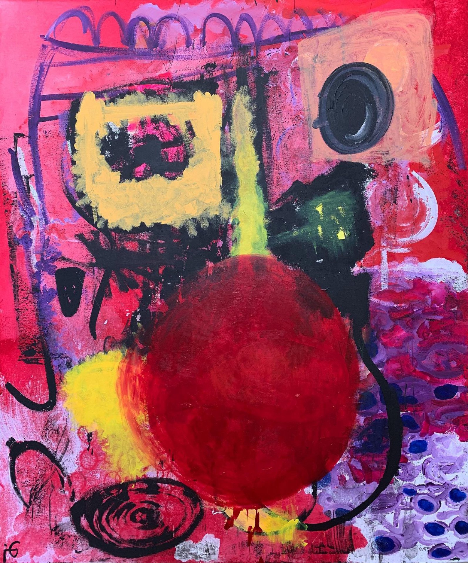 ZOOM Painting by Ioana Elecfi - Jose Art Gallery