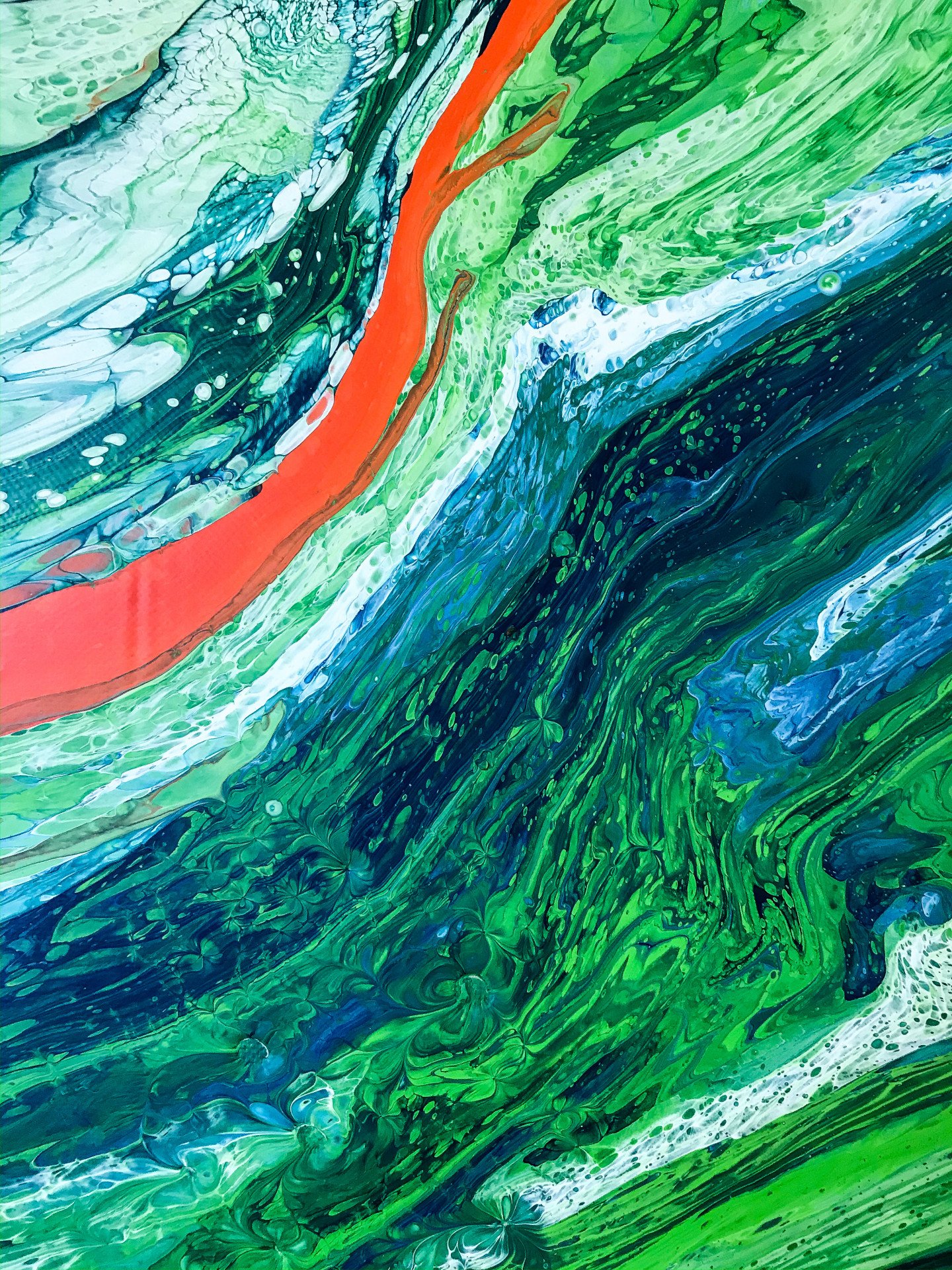 Gravity Wave Painting by Anna Bitaieva - Jose Art Gallery