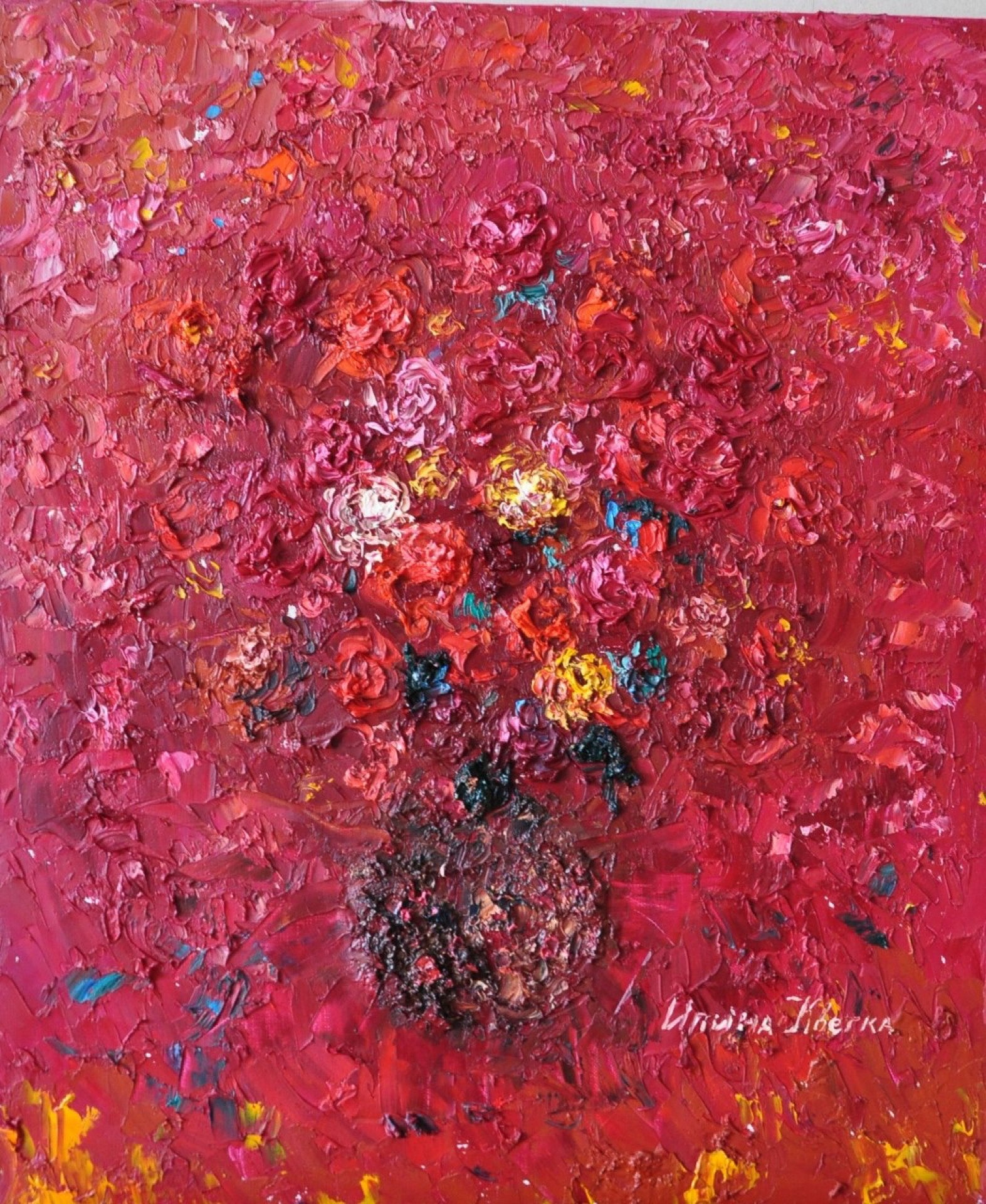 Red mood Painting by Irina Kvetka - Jose Art Gallery