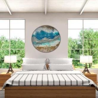 Round art picture. Painting by Elina Rogozina - Jose Art Gallery