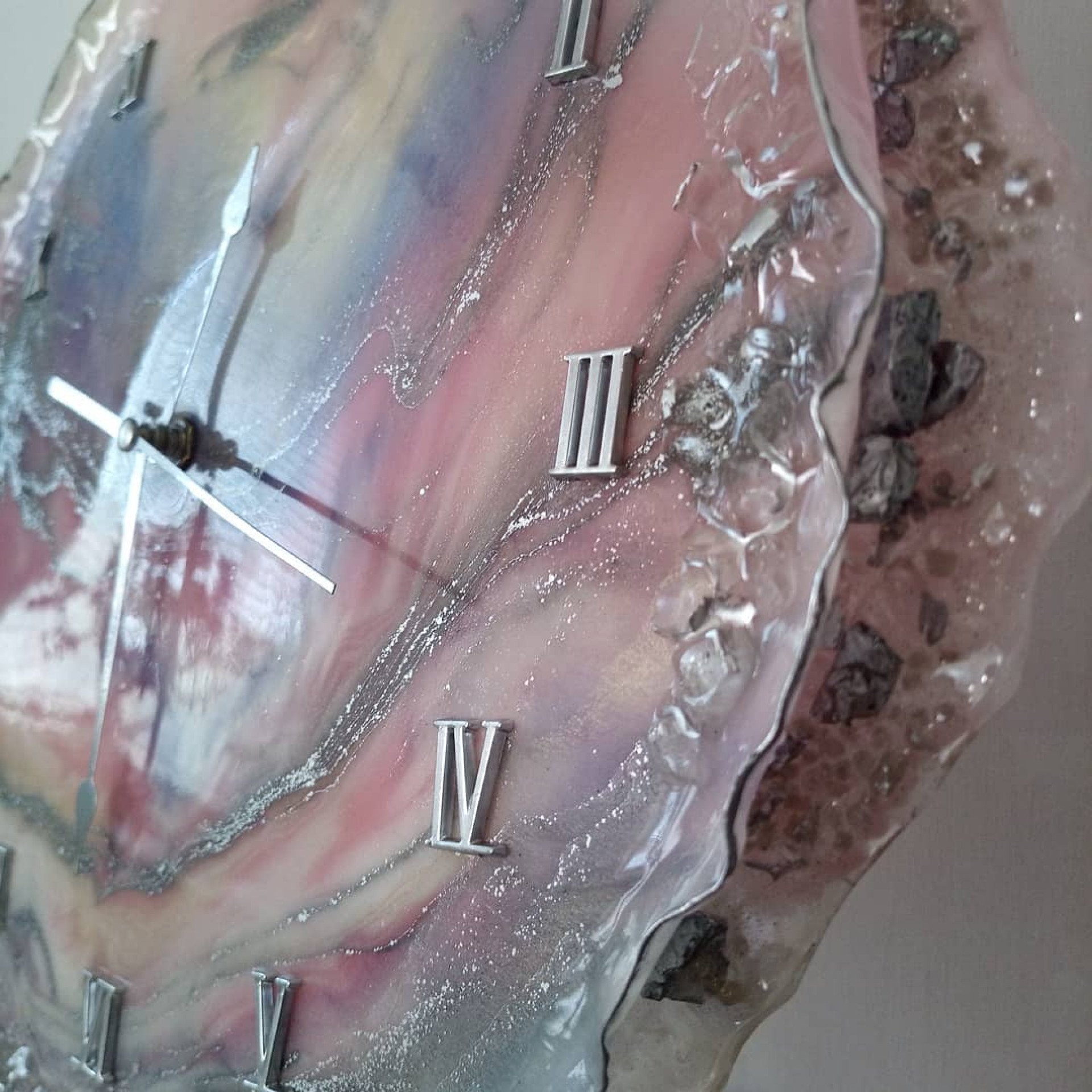 Glamorous designer watch. Painting by Elina Rogozina