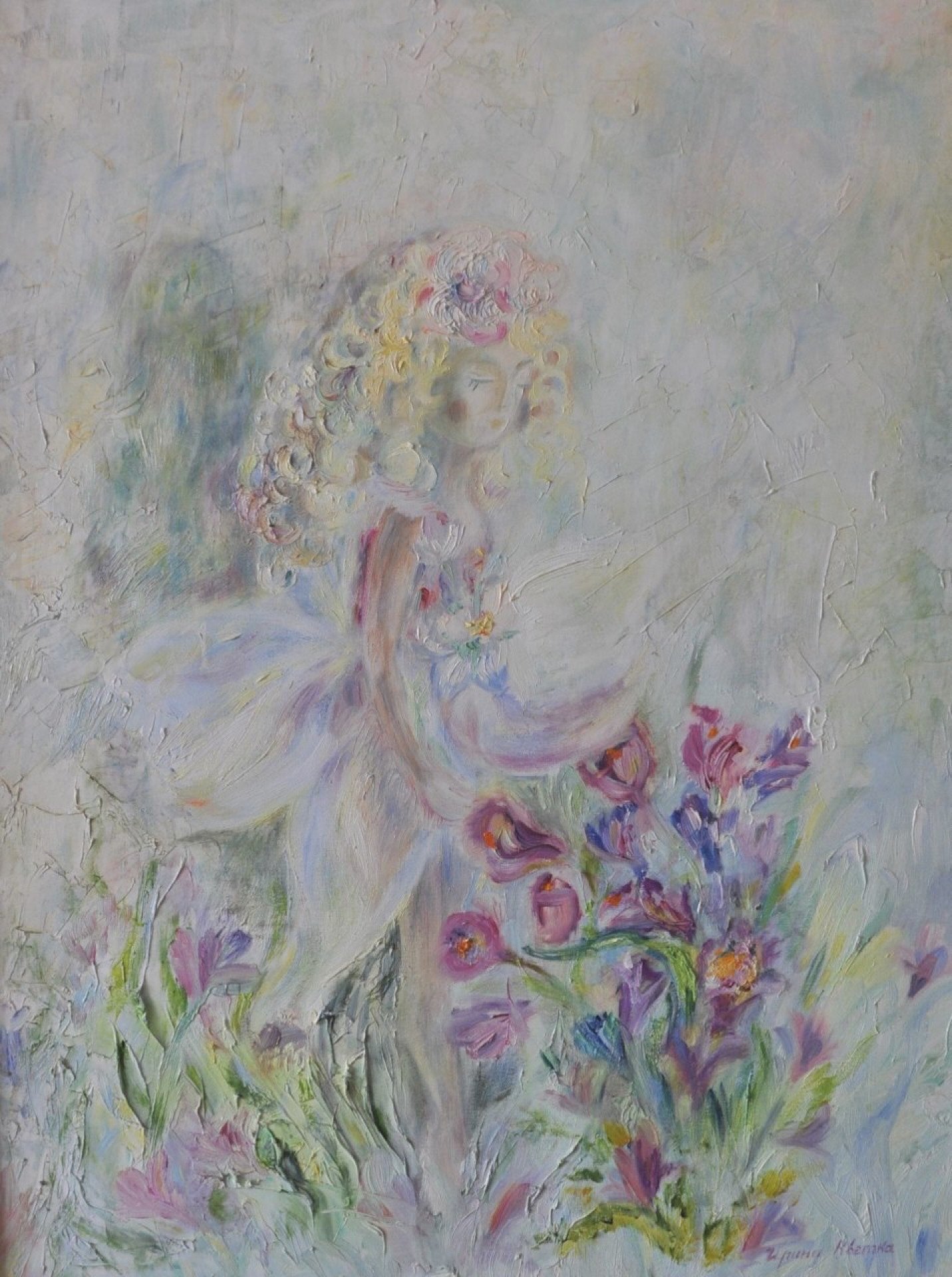 Lady Spring Painting by Irina Kvetka - Jose Art Gallery