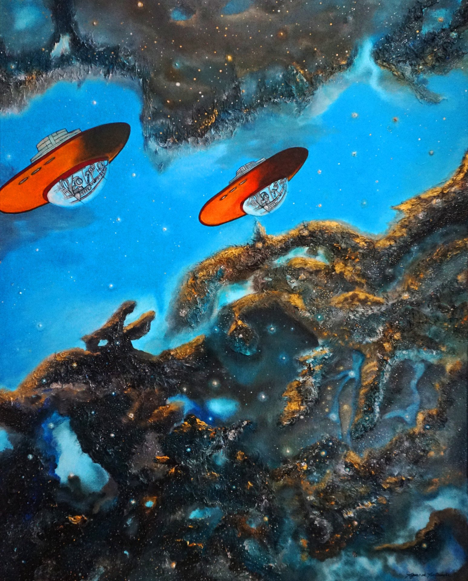 Theremin Noise Painting by Figaro de Montmartre