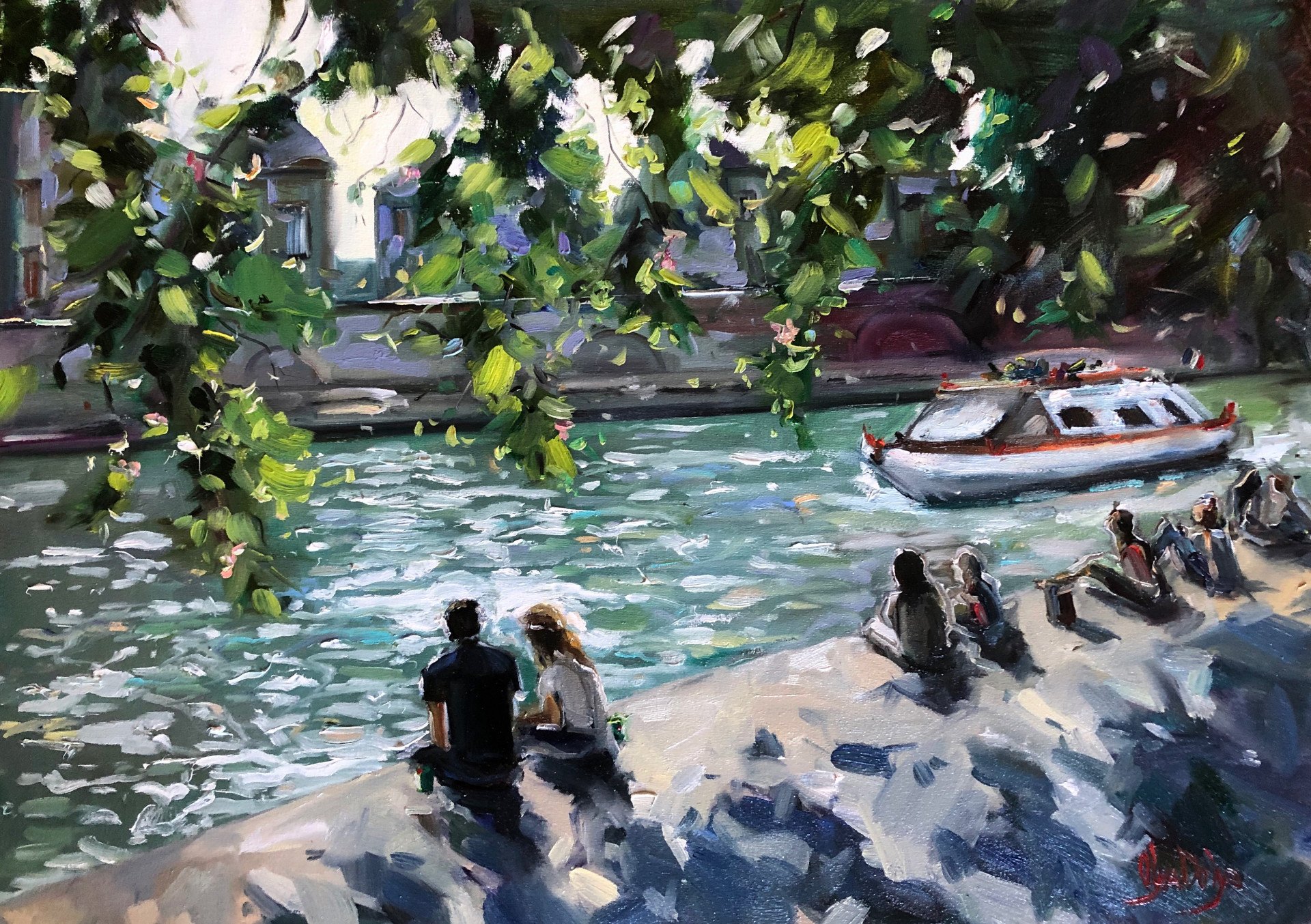 Noon in Paris Sculpture - Olga Dolya - Jose Art Gallery