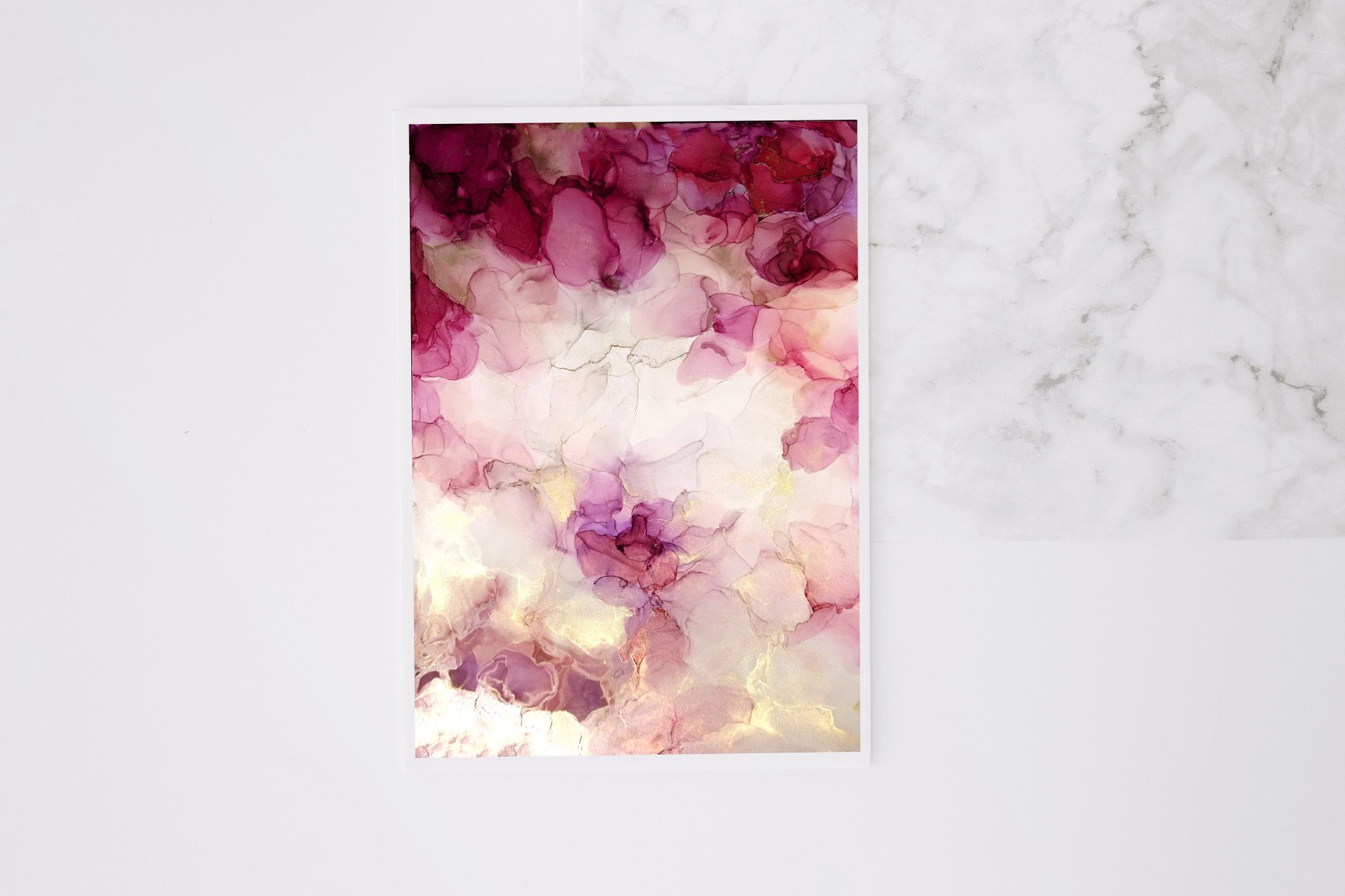 Golden mirror Drawing - Mariana Stepko - Jose Art Gallery