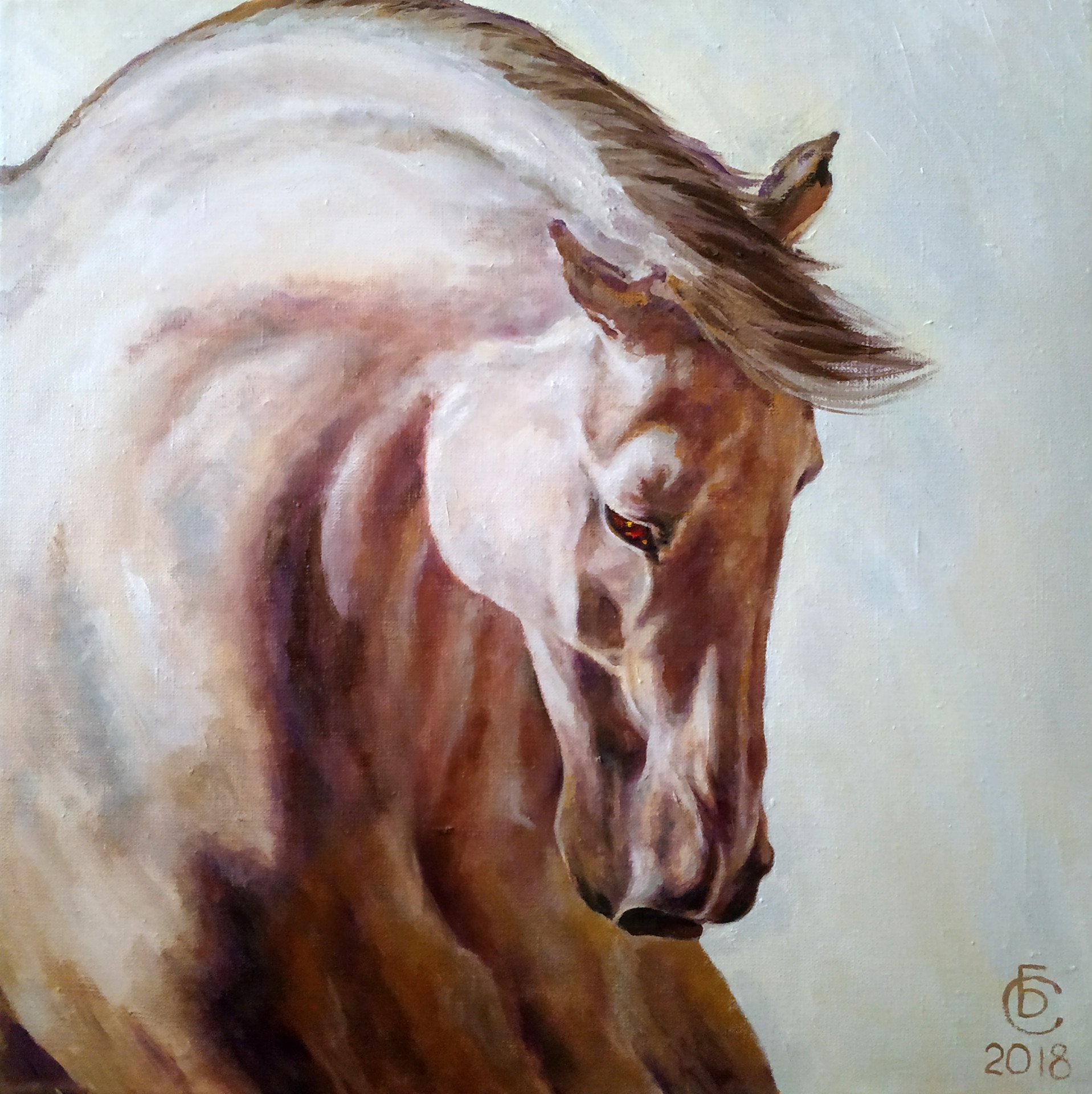 Stallion Painting by Svetlana Barabash - Jose Art Gallery