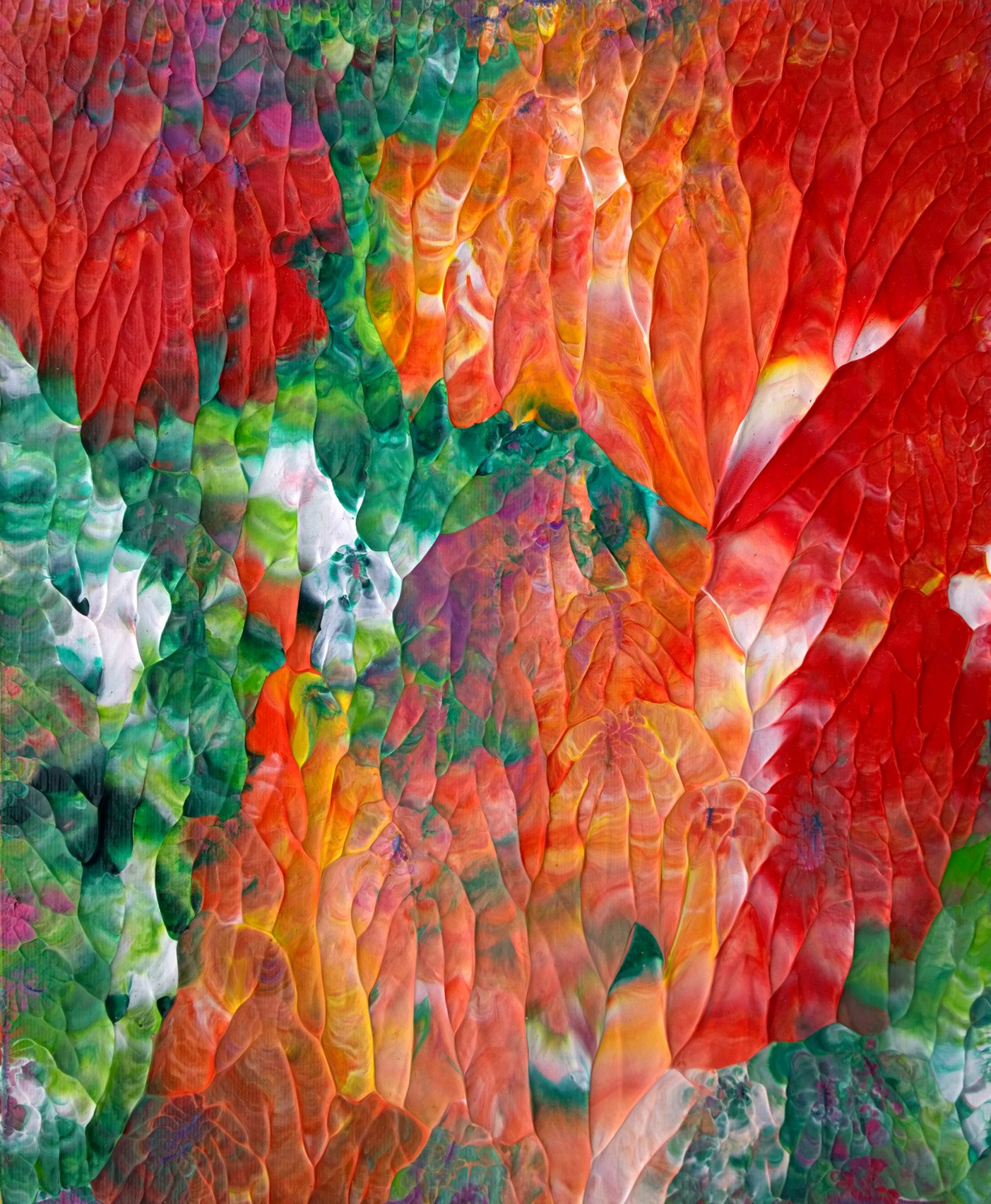 Red Painting by Antonio Jesús Pérez García