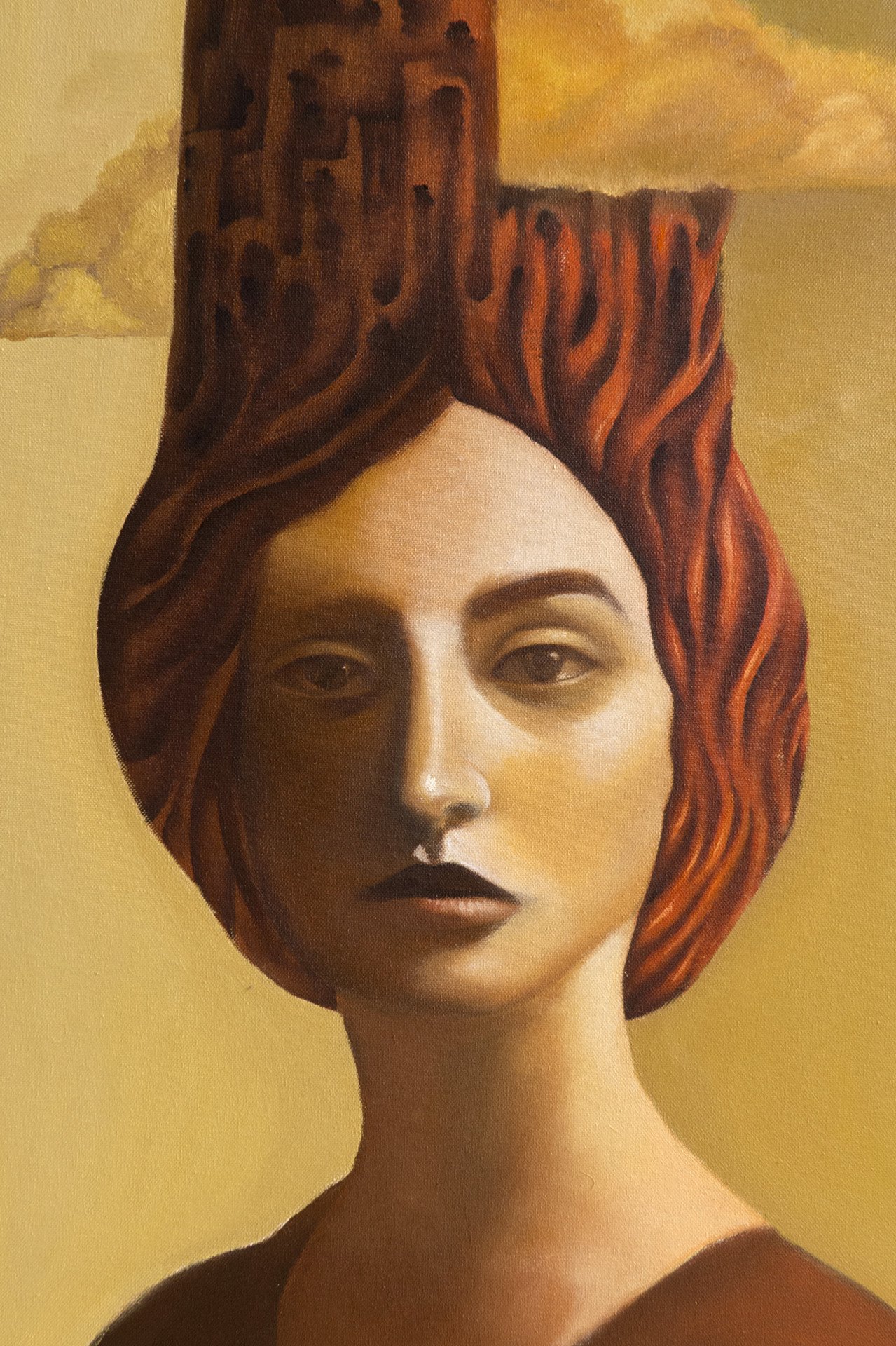 Картина «Жінка з хмарами», Рубен Кукер - Jose Art Gallery
