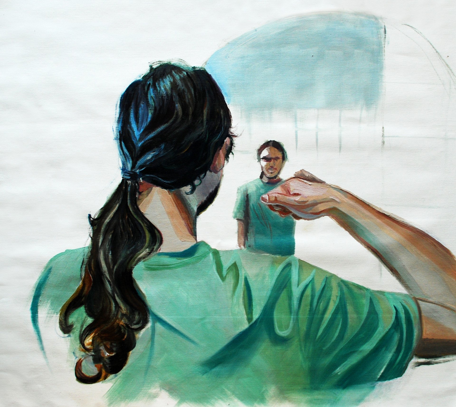 Missing object II Painting by Szabrina Maharita