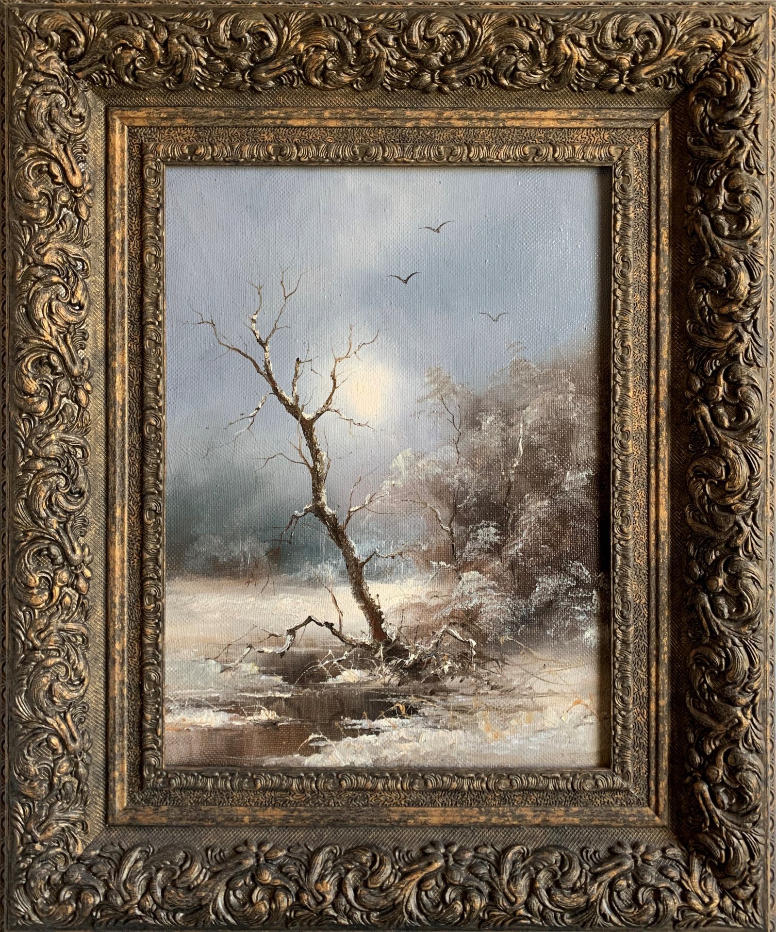 Winter Painting by Ihor Kozak - Jose Art Gallery