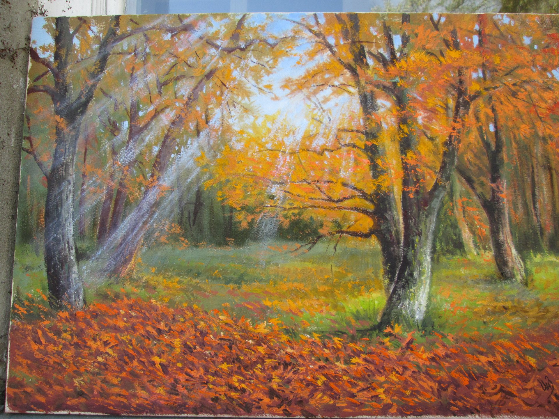 The Autumn Kingdom Drawing - Inna Zaremba - Jose Art Gallery