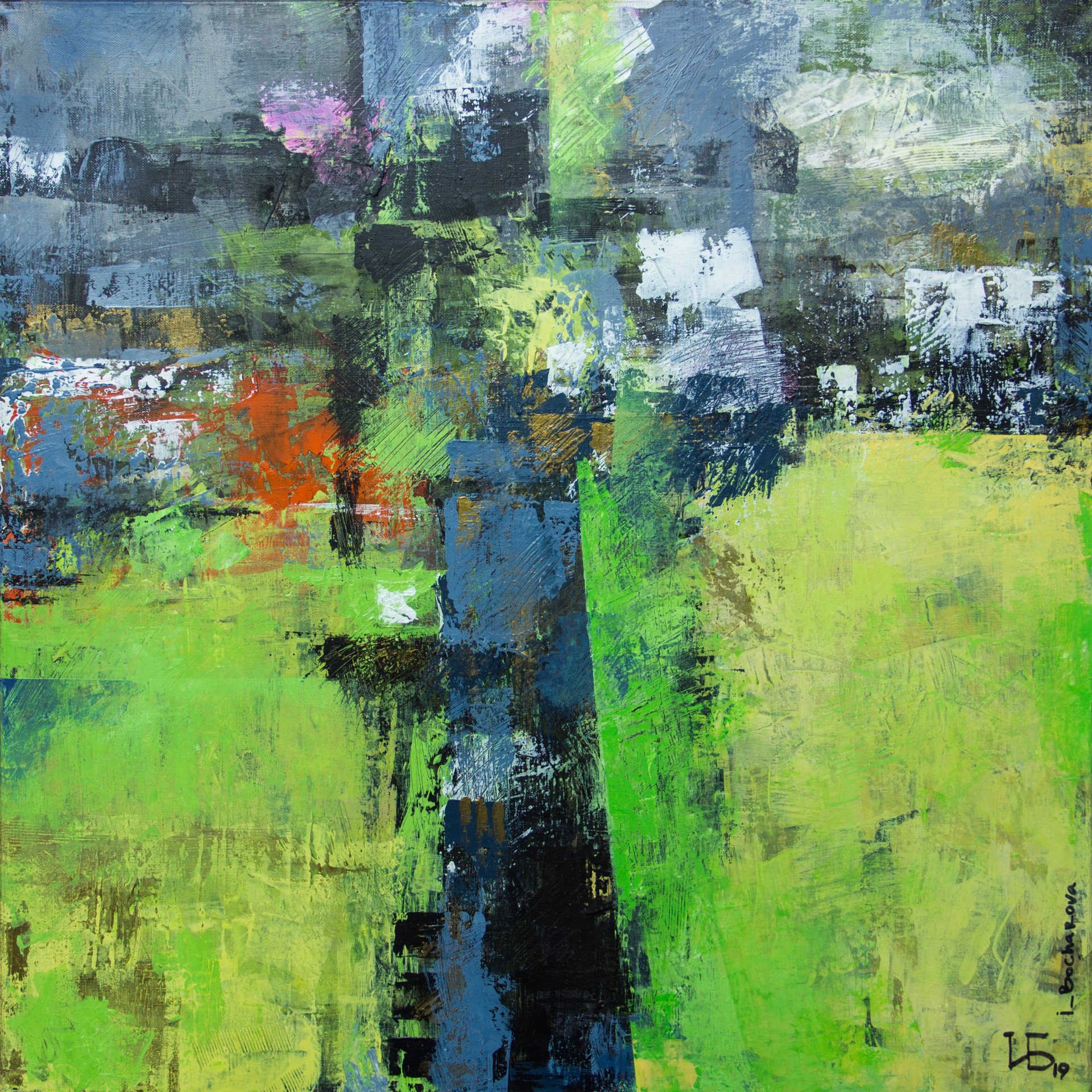 Abstract #24 Painting by Irina Bocharova - Jose Art Gallery